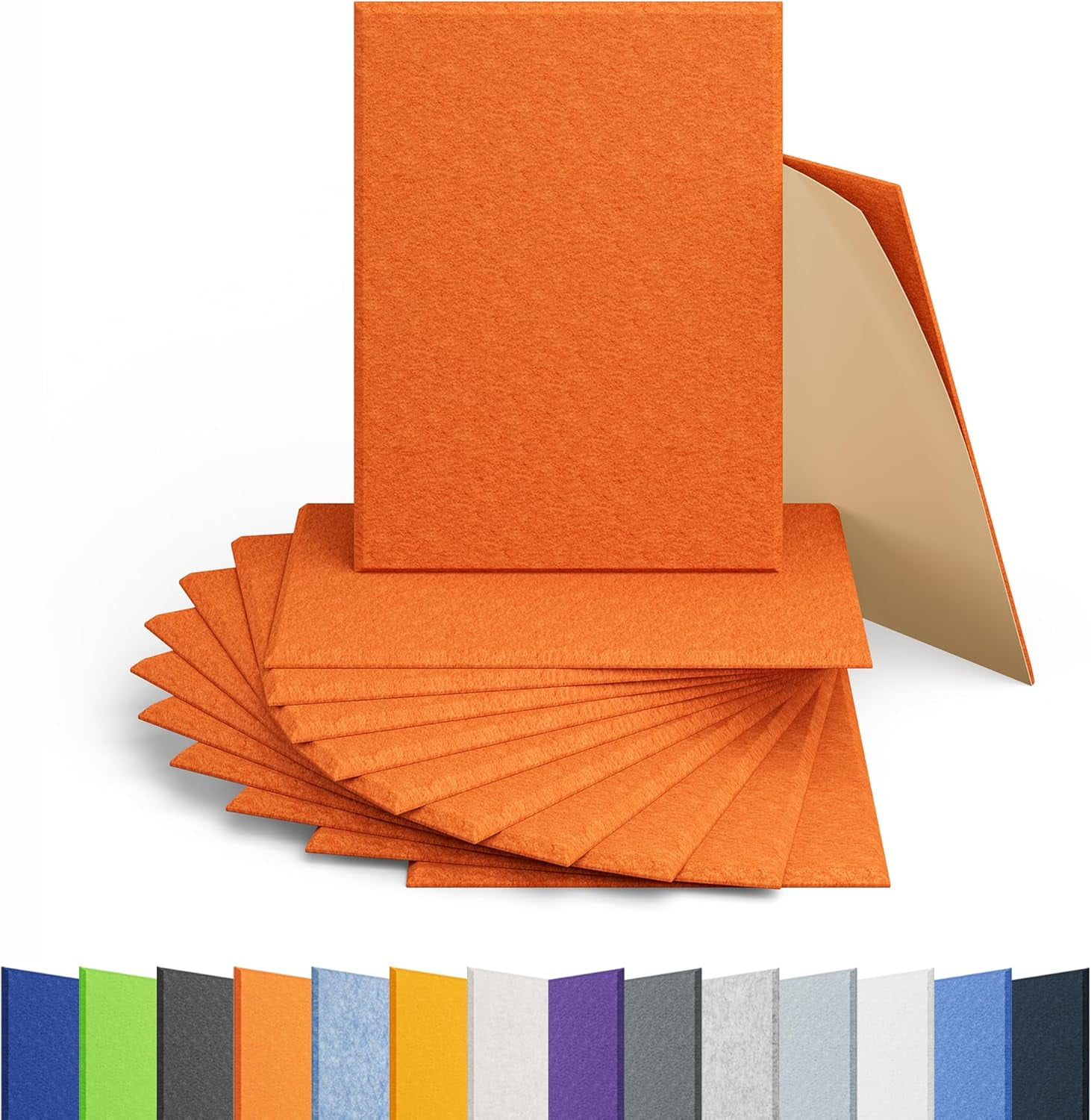 12 Pack Acoustic Panels Self Adhesive Sound Proof Foam, High Density ...