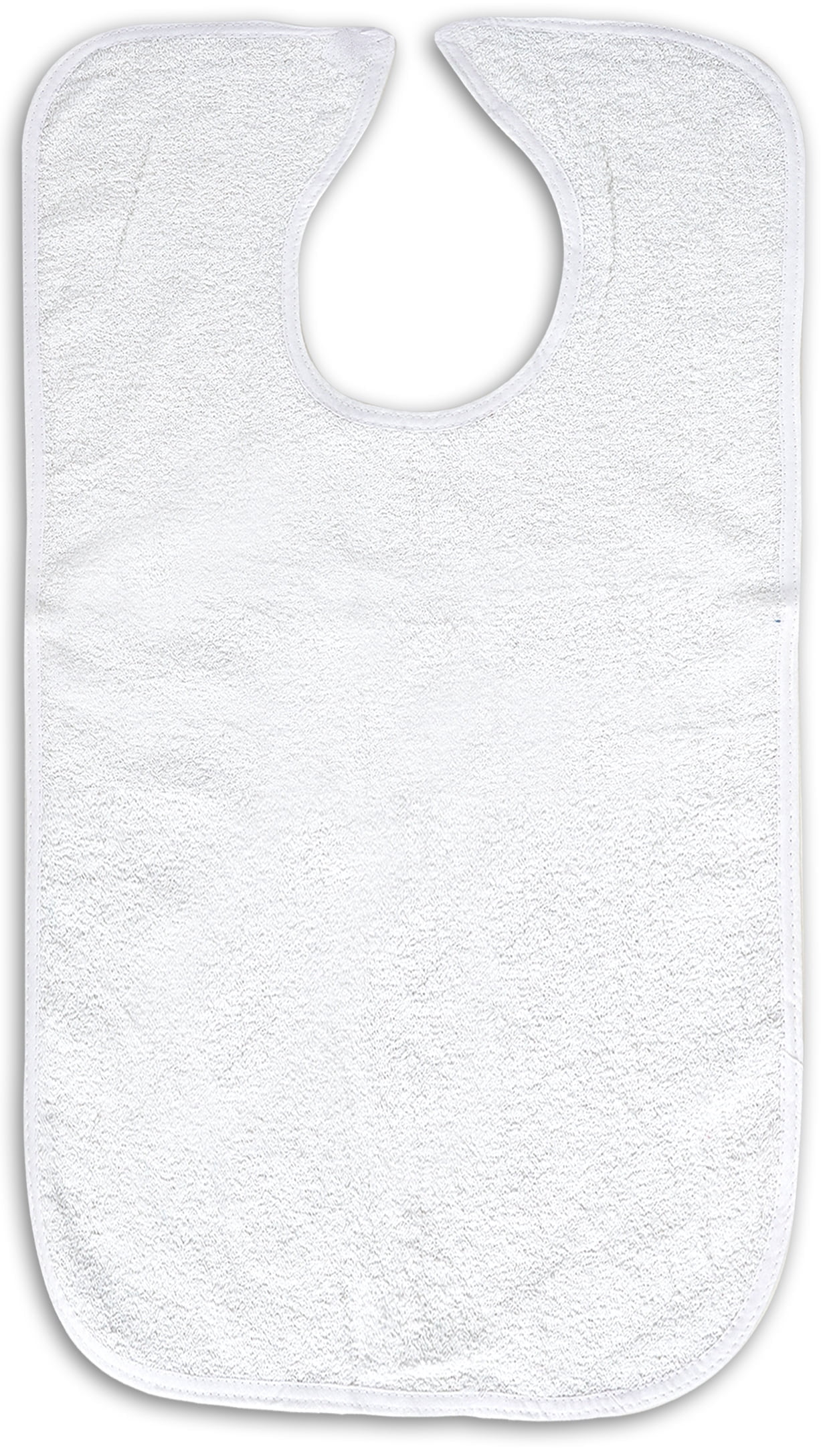 Star Linen 12 Pack Adult Bibs - Absorbent, Machine Washable, Reusable ...