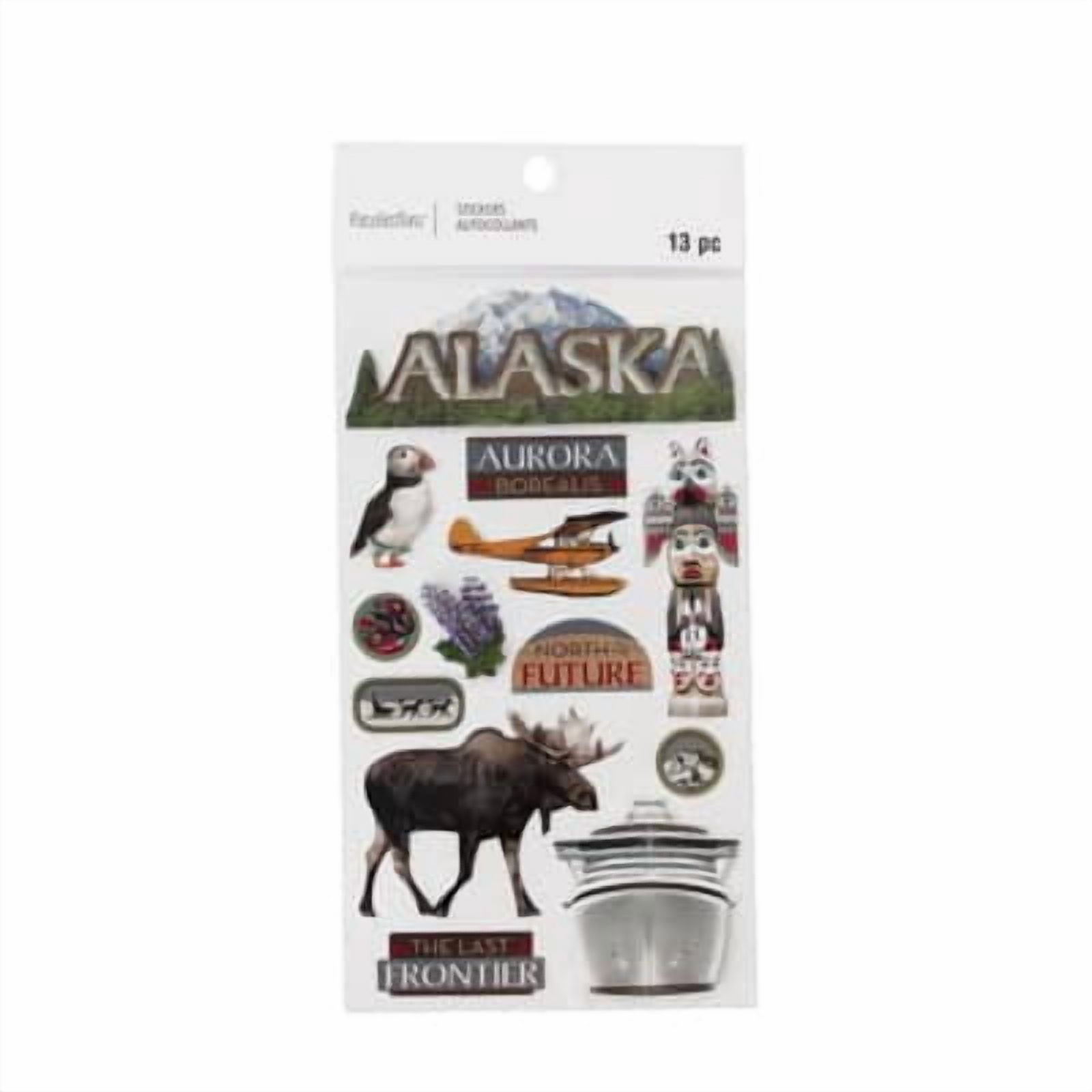 12 Pack: Alaska Dimensional Stickers by Recollections - Walmart.com