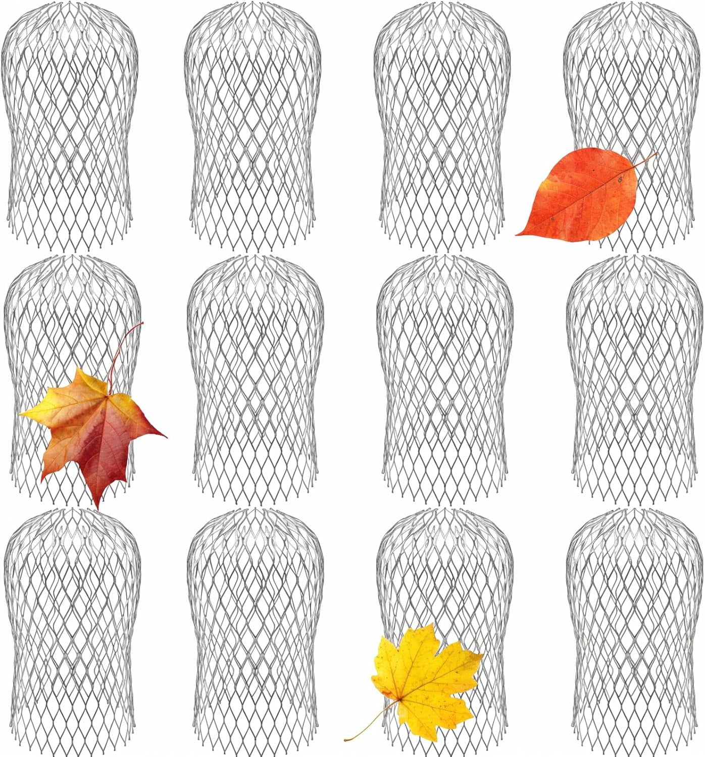12 Pack Aluminum Mesh Gutter Filter Strainer, Expandable Gutter ...