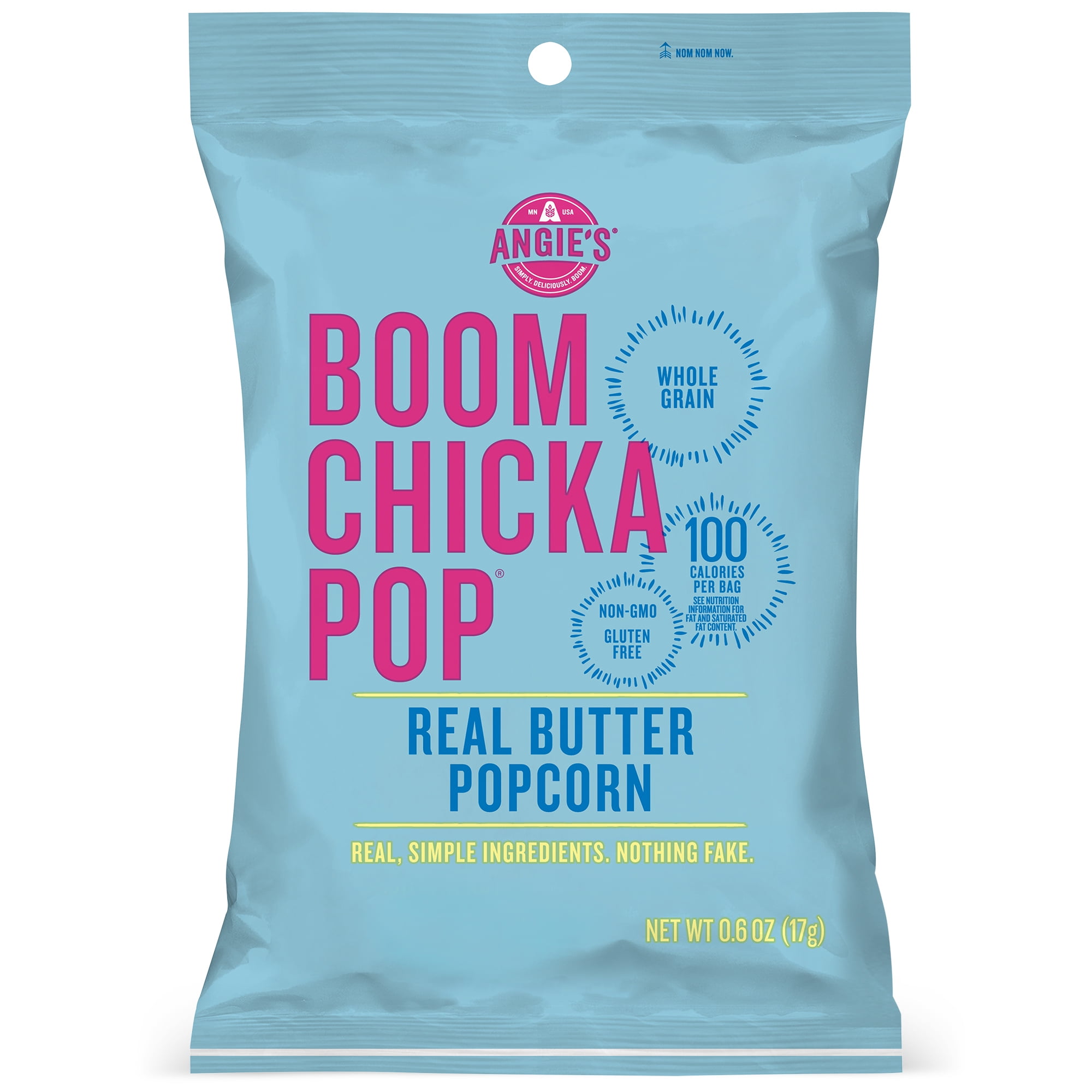 (12 Pack) Angie's BoomChickaPop Real Butter Popcorn Pre-Popped Popcorn ...