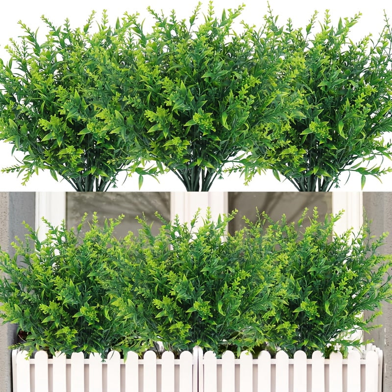 12-Pack Artificial Lavender Flowers – Faux Plastic Greenery Bundles for ...