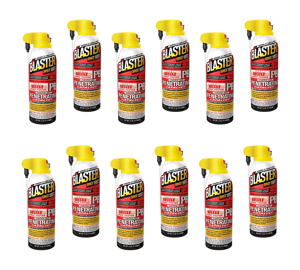 12 Pack B'laster 16-PB-DS ProStraw Powerful Rust Penetrating Catalyst ...