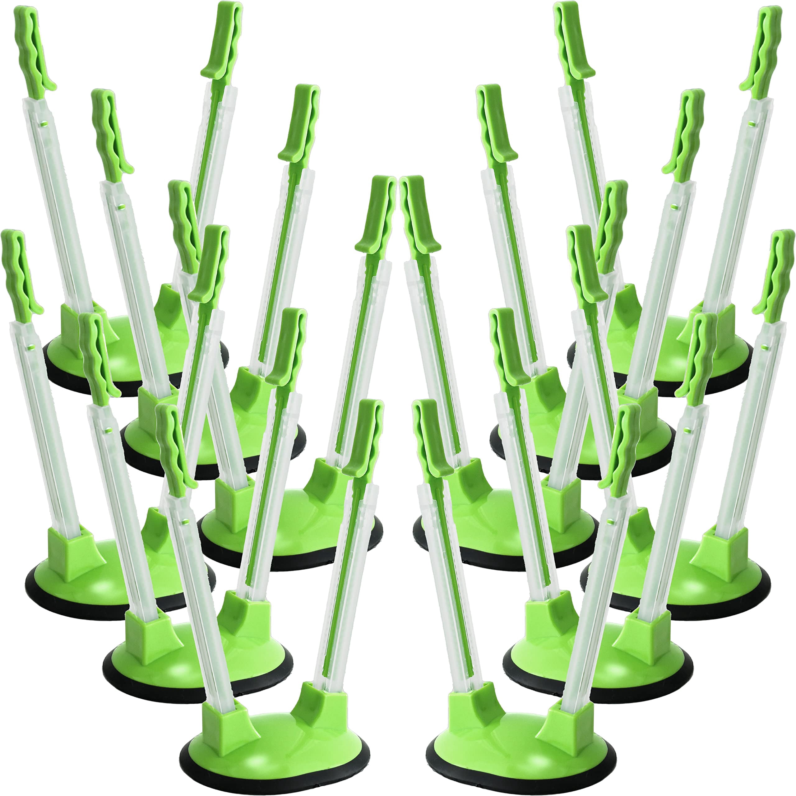 12 Pack Baggy Rack Stand Adjustable Freezer Bag Holder - Walmart.com