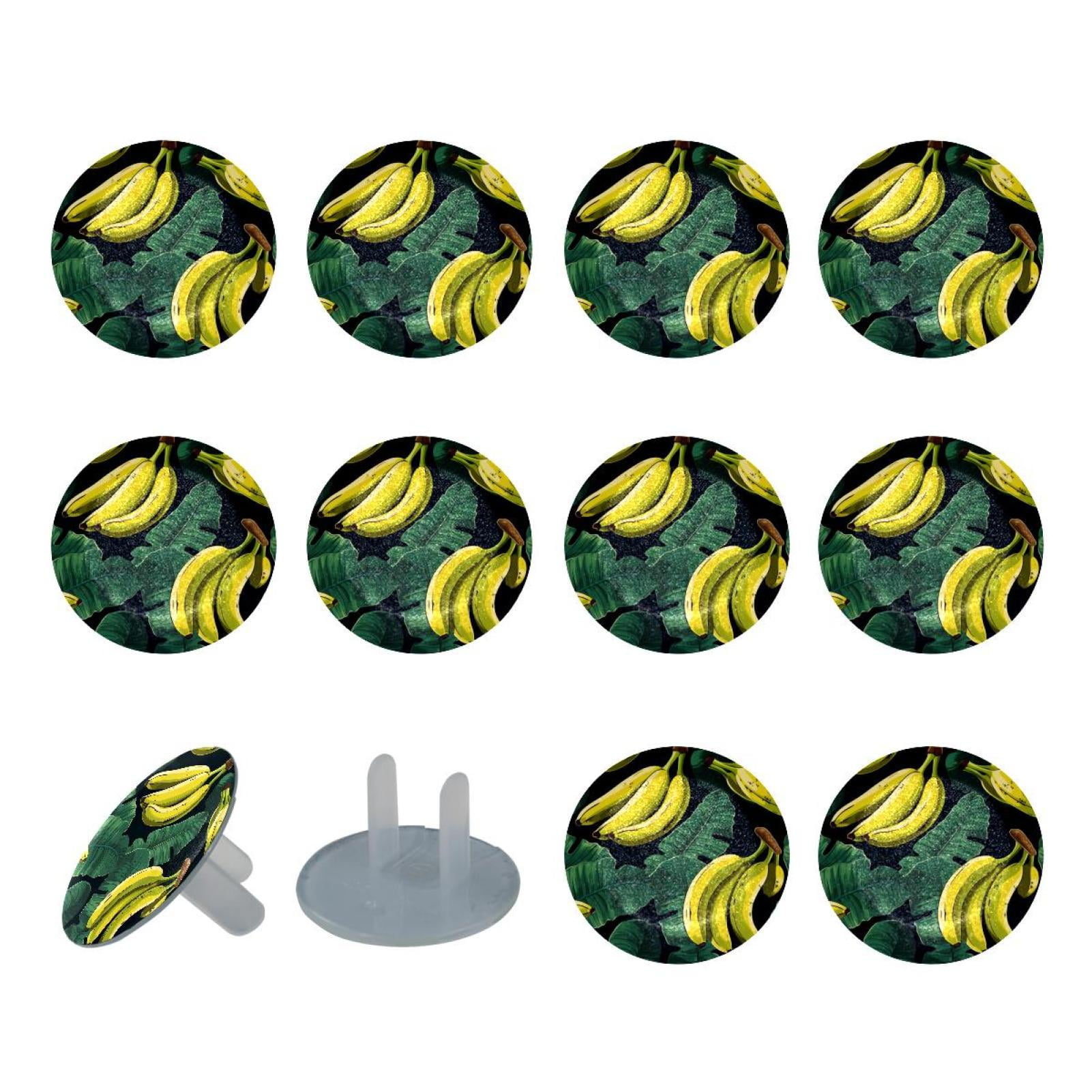 12 Pack Banana Outlet Covers Baby Proofing Socket Protectors Child ...