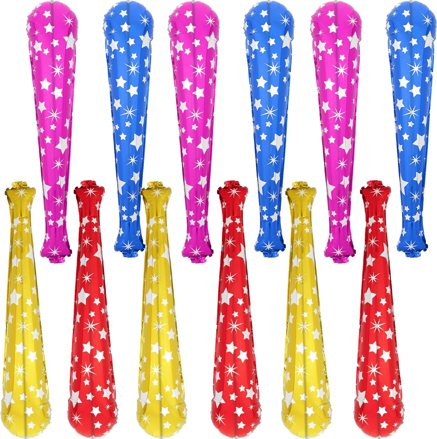 12 Pack Baseball Balloons Baseball Foil Balloons, 30 Inch Baseball Bat ...