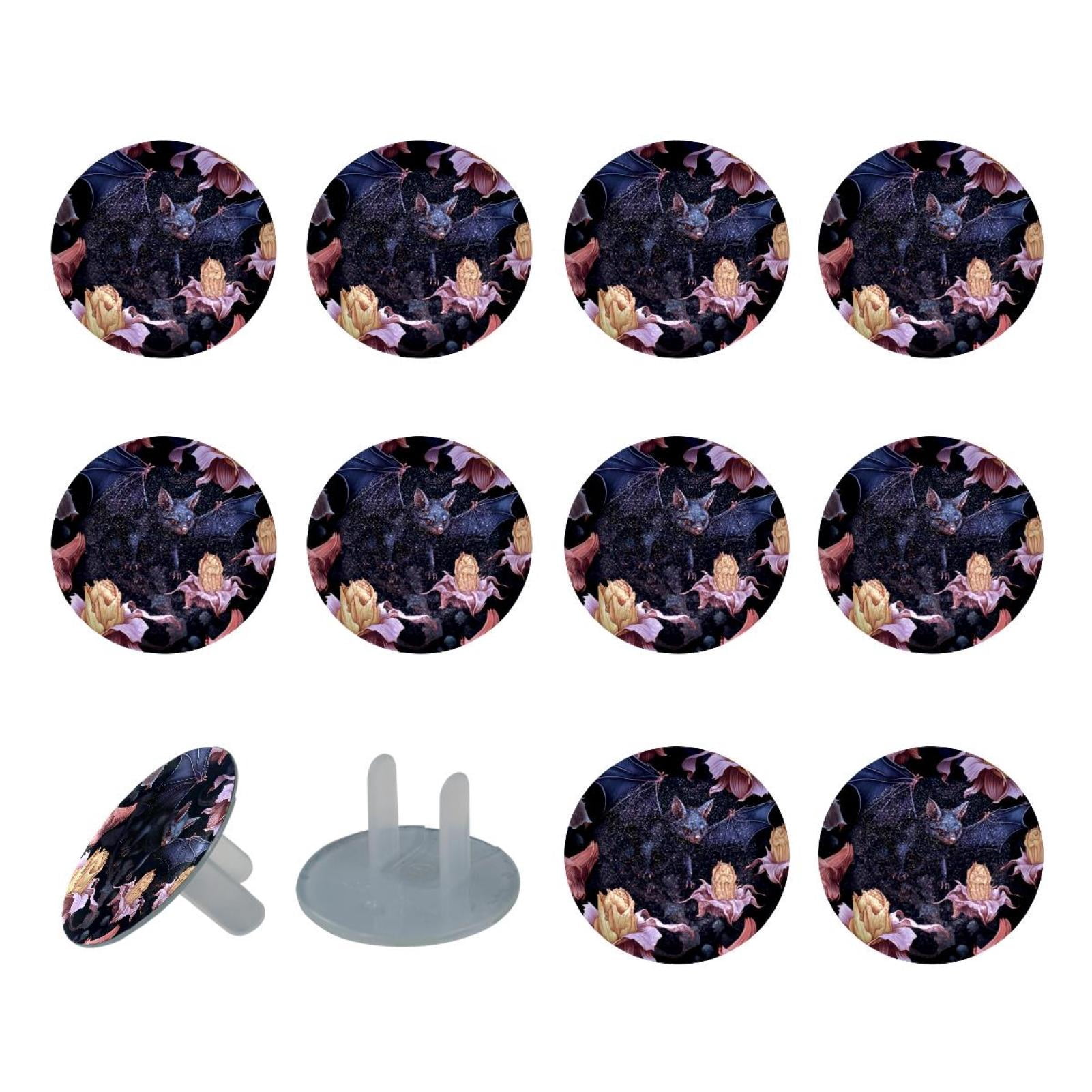 12 Pack Bat Outlet Covers Baby Proofing | Safe Electric Plug Protectors ...