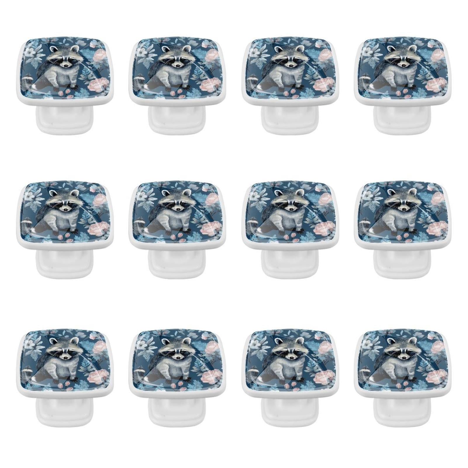 12 Pack Bear Kitchen Cabinet Square Knob Cabinet Hardware for Dresser ...