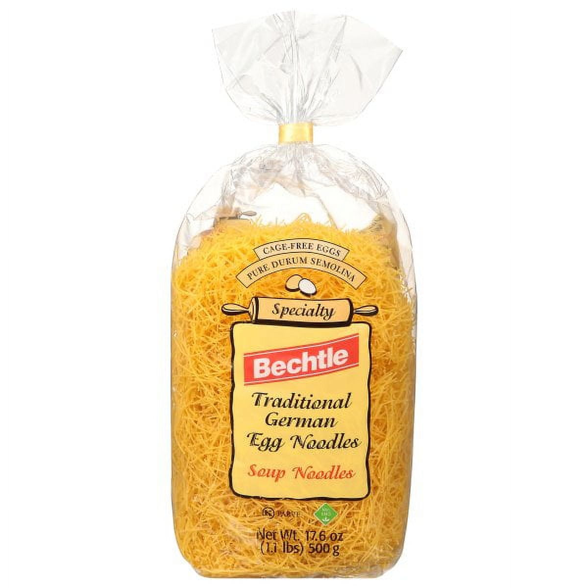 Bechtle Noodles Fine, Egg Pasta, 17.6 oz, Made with Durum Semolina ...