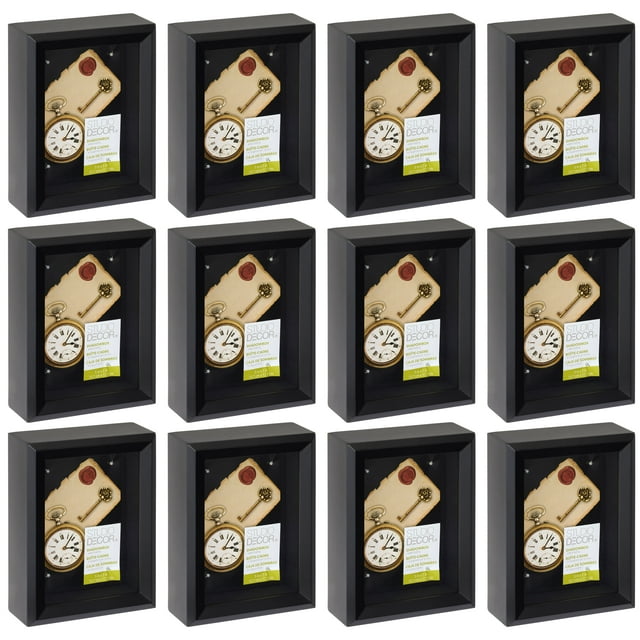 12 Pack: Black 5" x 7" Shadow Box by Studio Décor® - Walmart.com