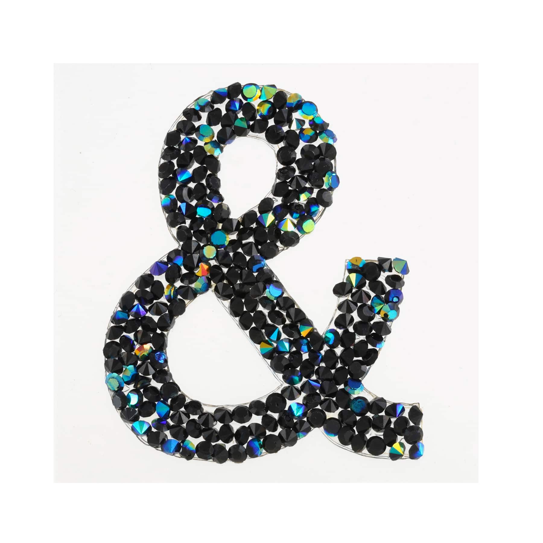 12 Pack: Black AB Letter Bling Sticker by Recollections® - Walmart.com