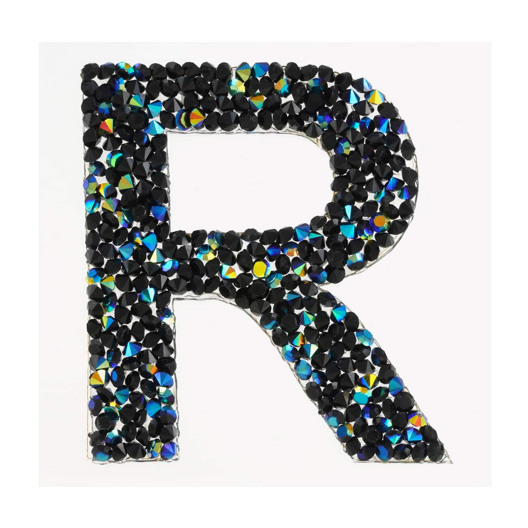 Craft Sticker Darice Monogram Bling Sticker - Silver Letter R - 2 Inch ...