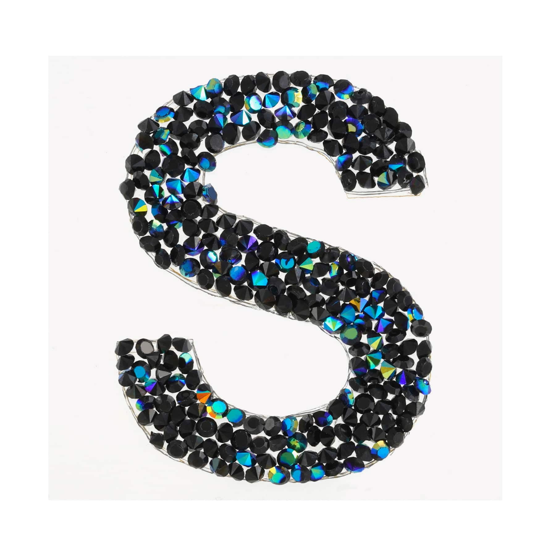 12 Pack: Black AB Letter Bling Sticker by Recollections® - Walmart.com