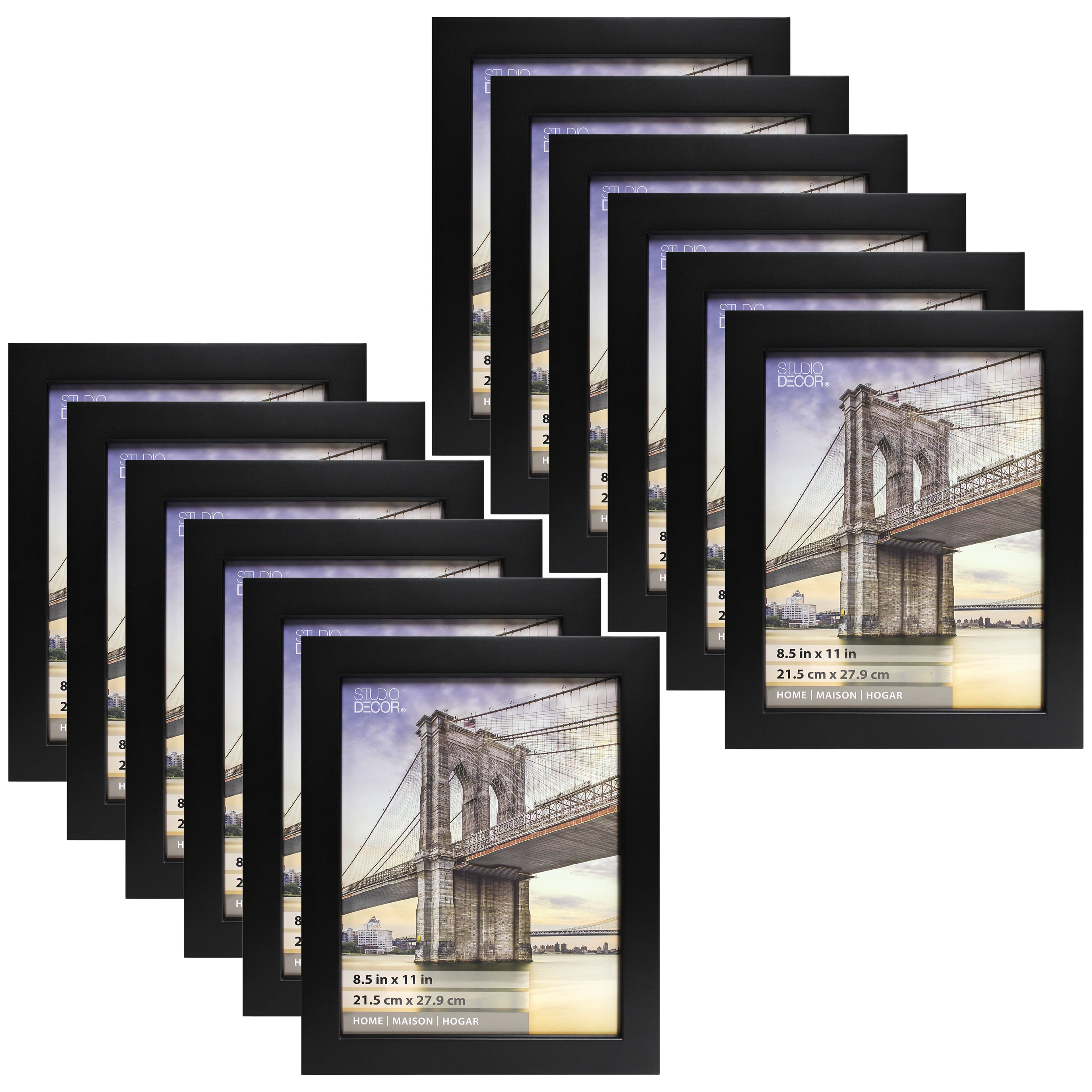 12 Pack: Black Flat Frame - Home by Studio Décor® - Walmart.com