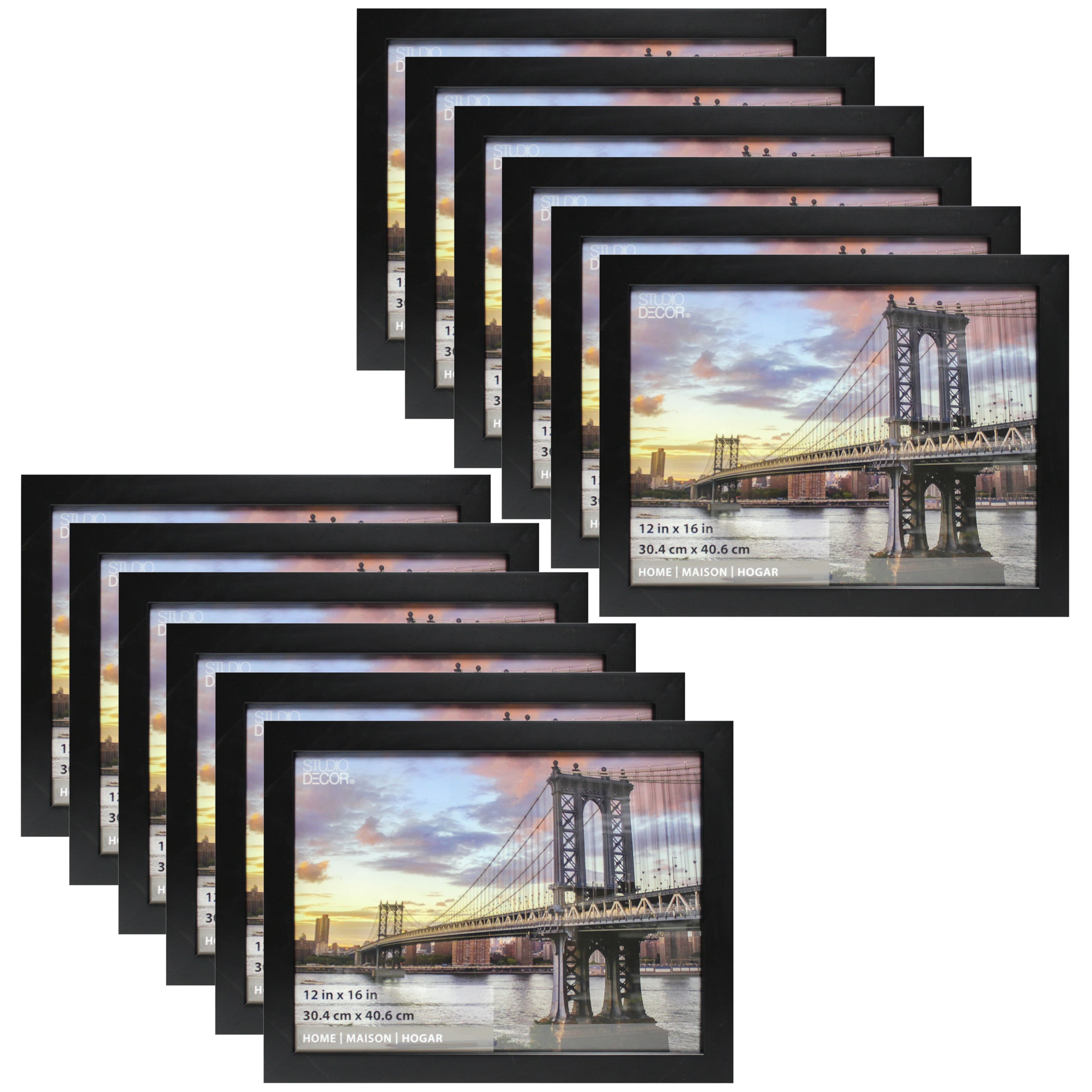 Studio Decor Black Flat Frame, Home, 12 Pack - Walmart.com
