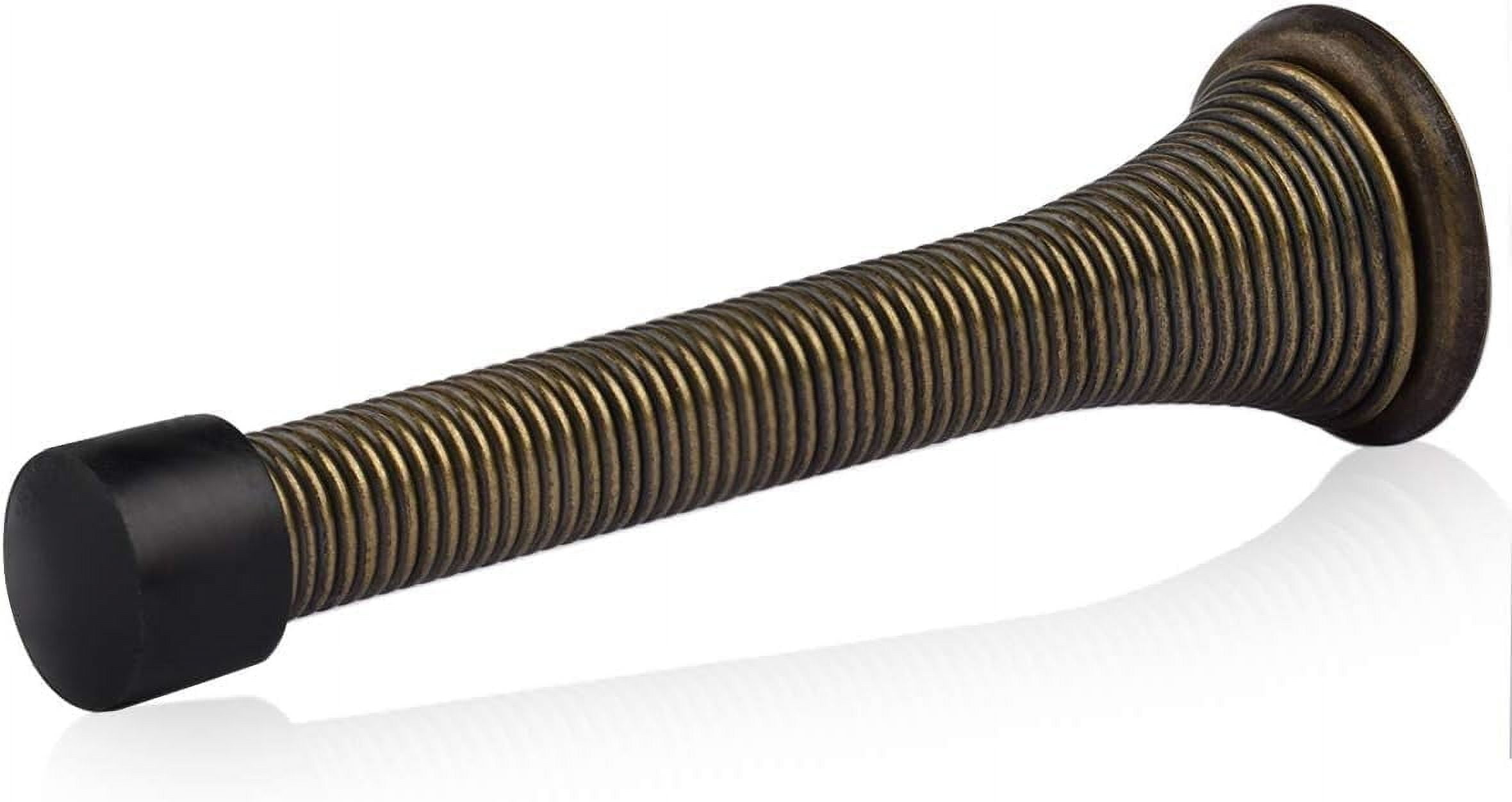 12 Pack Black Spring Door Stops,3-1/8" Heavy Duty - Flexible Door ...