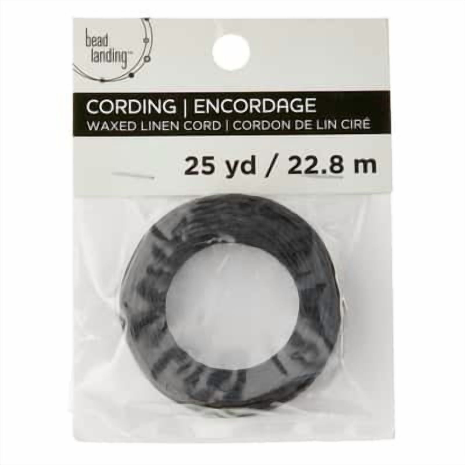 12 Pack: Black Waxed Linen Cord by Bead Landing™ - Walmart.com