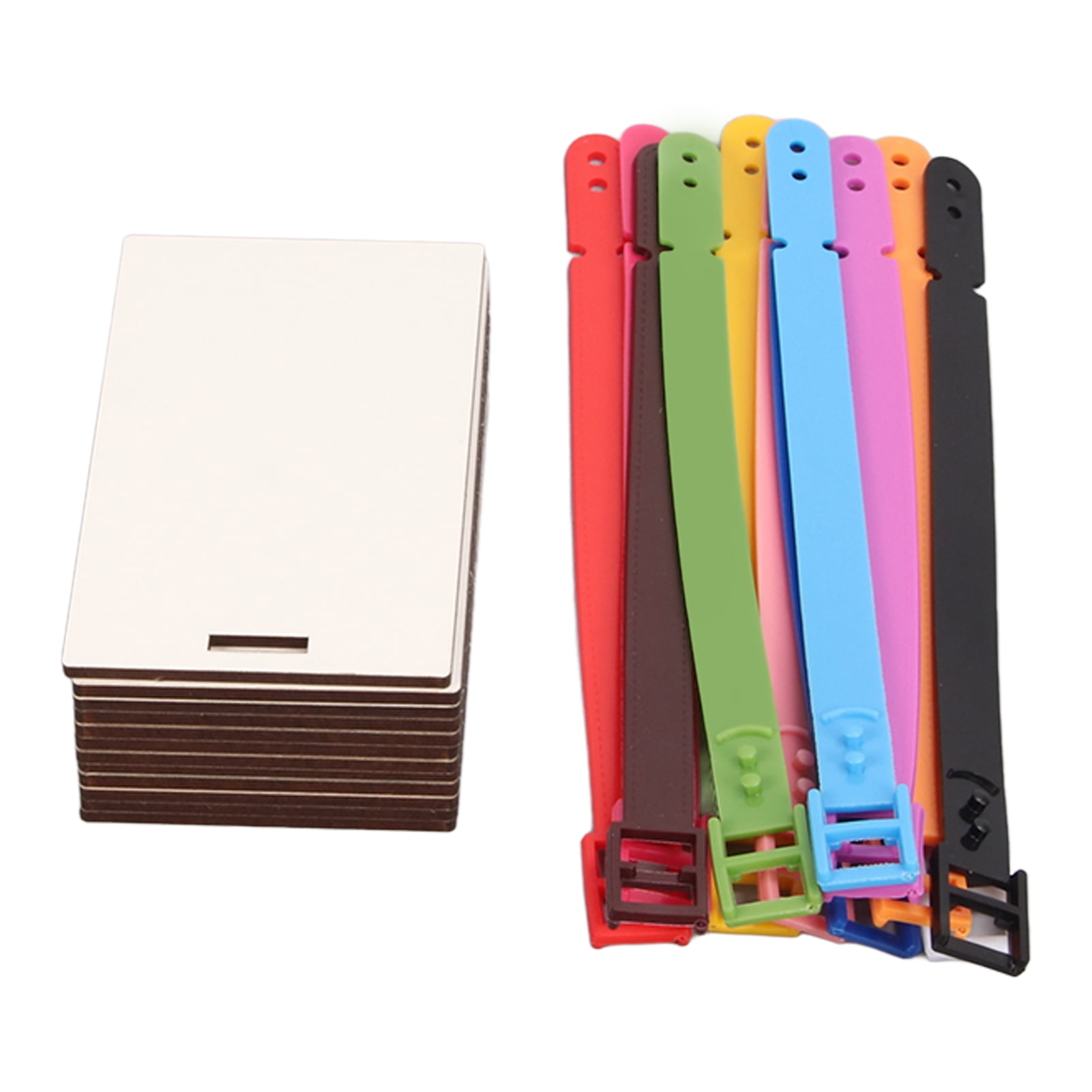 12-Pack Blank Luggage Tags, Double Sided Printable Plastic Density ...