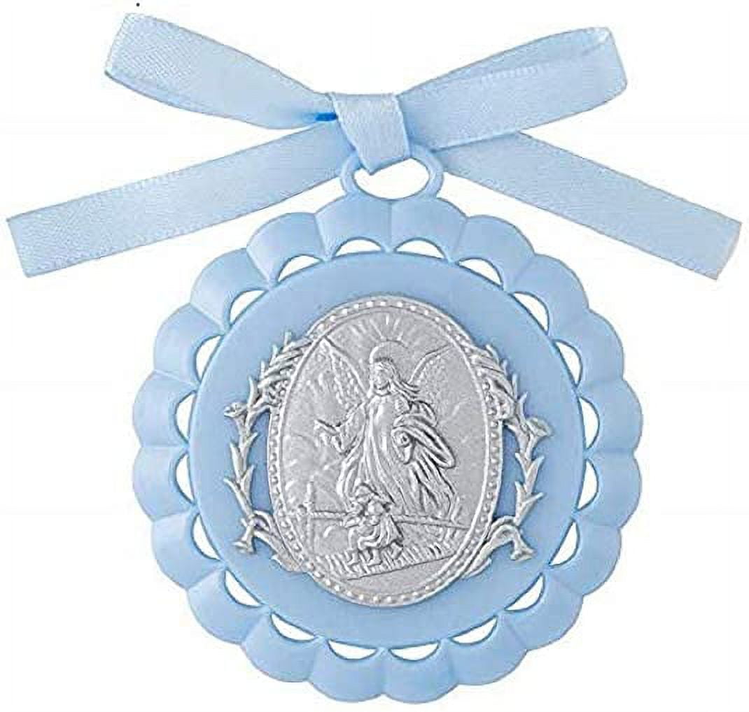 12 Pack - Blue Guardian Angel Crib Medal - Walmart.com