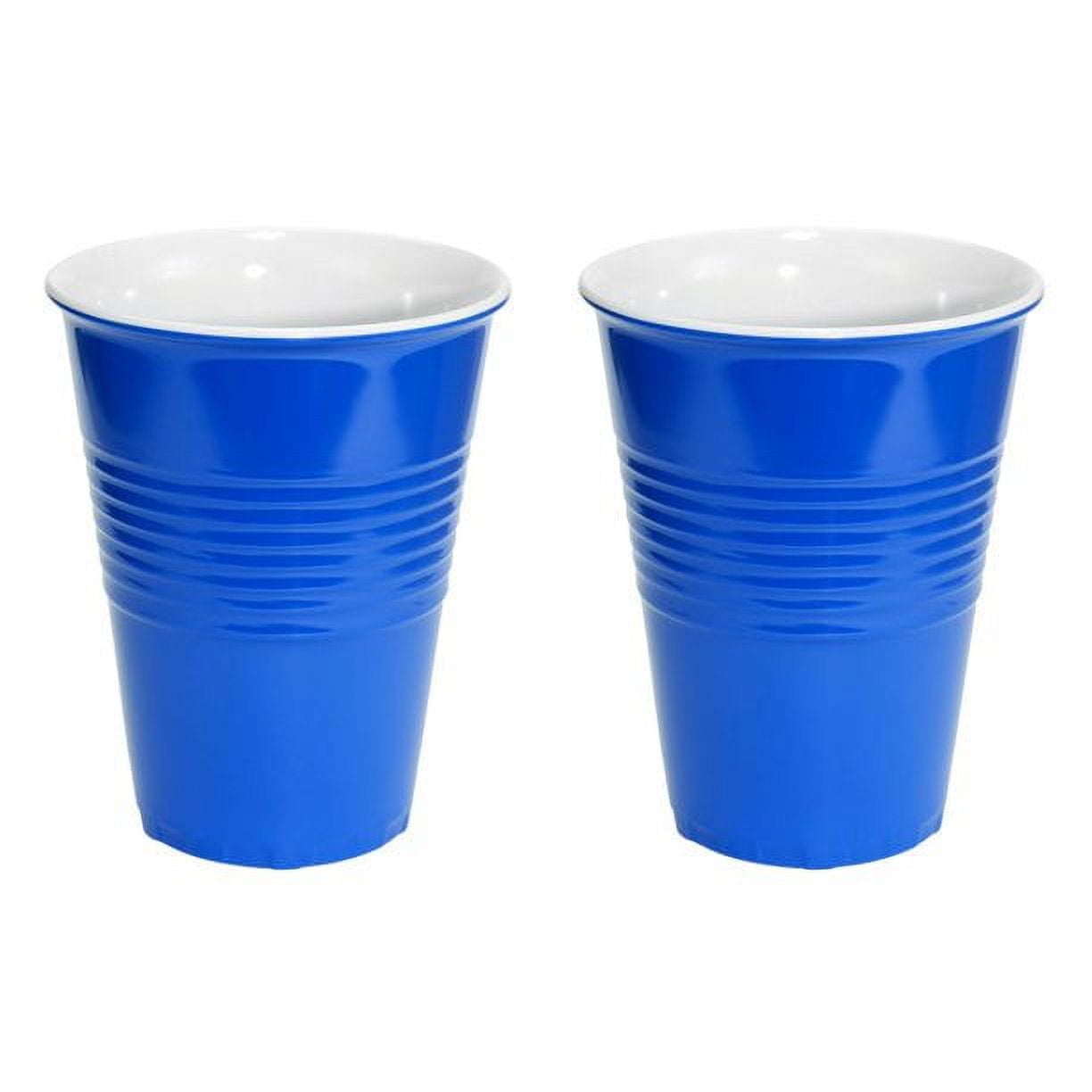 12 Pack Blue Hard Plastic Cup 16oz - Walmart.com