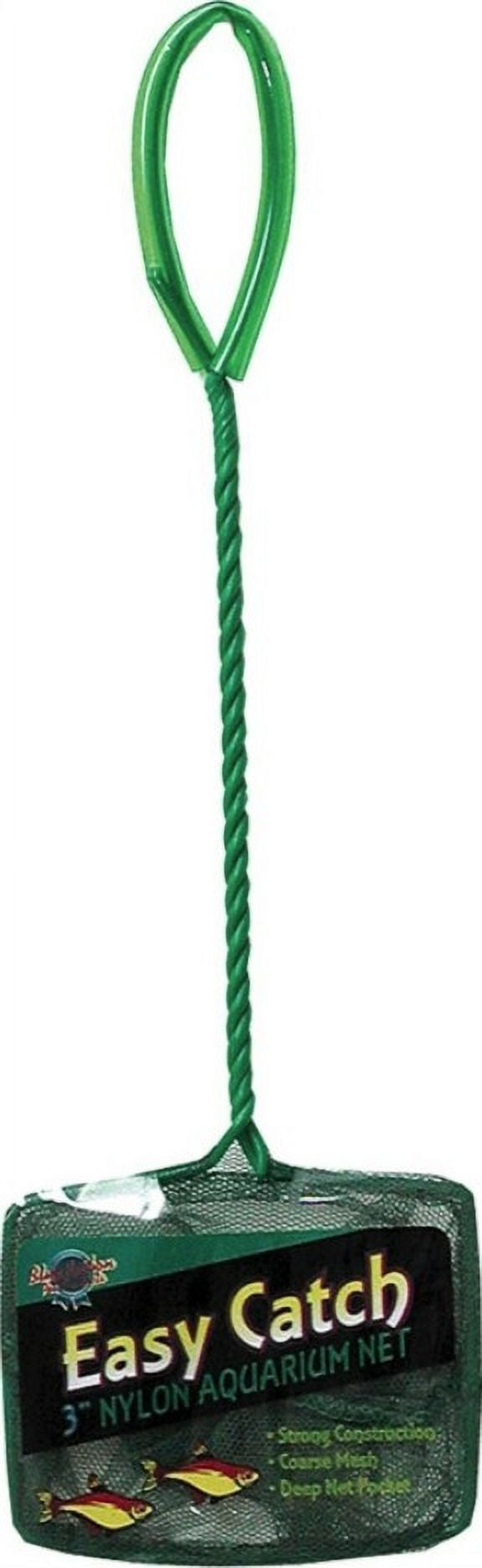 12 Pack Blue Ribbon Pet Easy Catch Coarse Nylon Aquarium Net [Aquarium Fish Nets] 3" Net - 12 ...