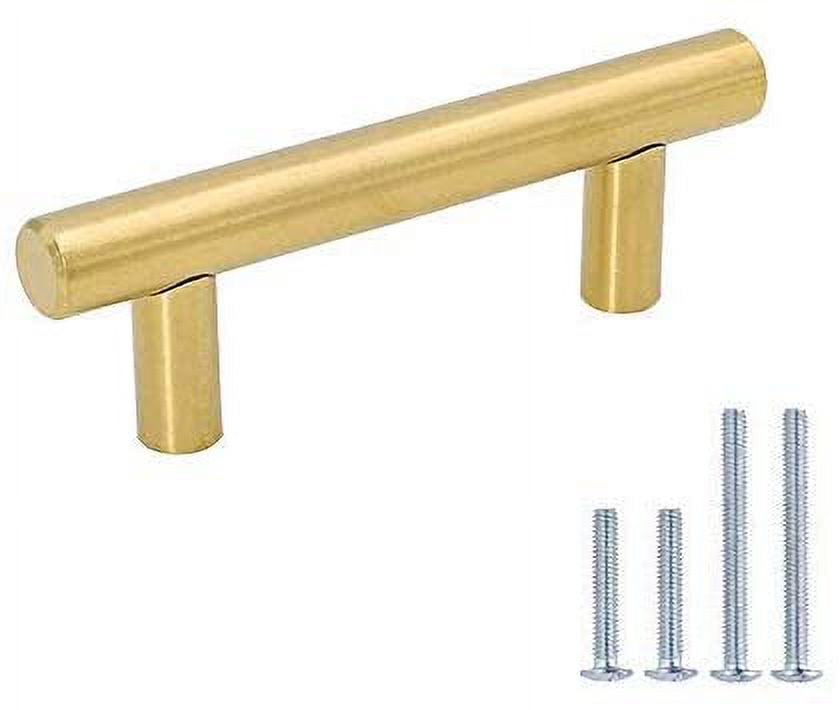 12 Pack Brushed Brass Cabinet Pulls 2.5 Inch Drawer Pulls - Zoizocp ...