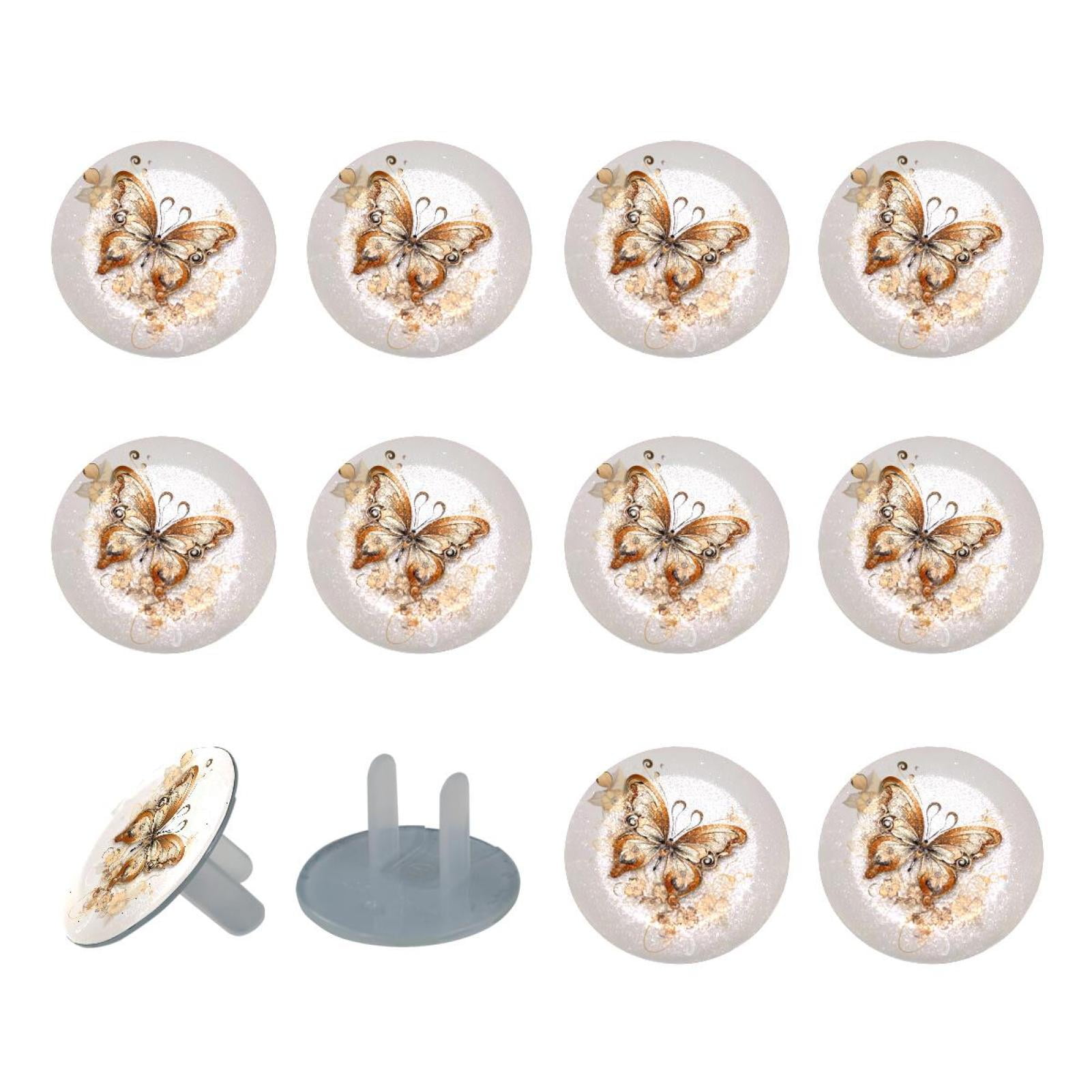 12 Pack Butterfly Outlet Covers Baby Proofing | Safe Electric Plug ...