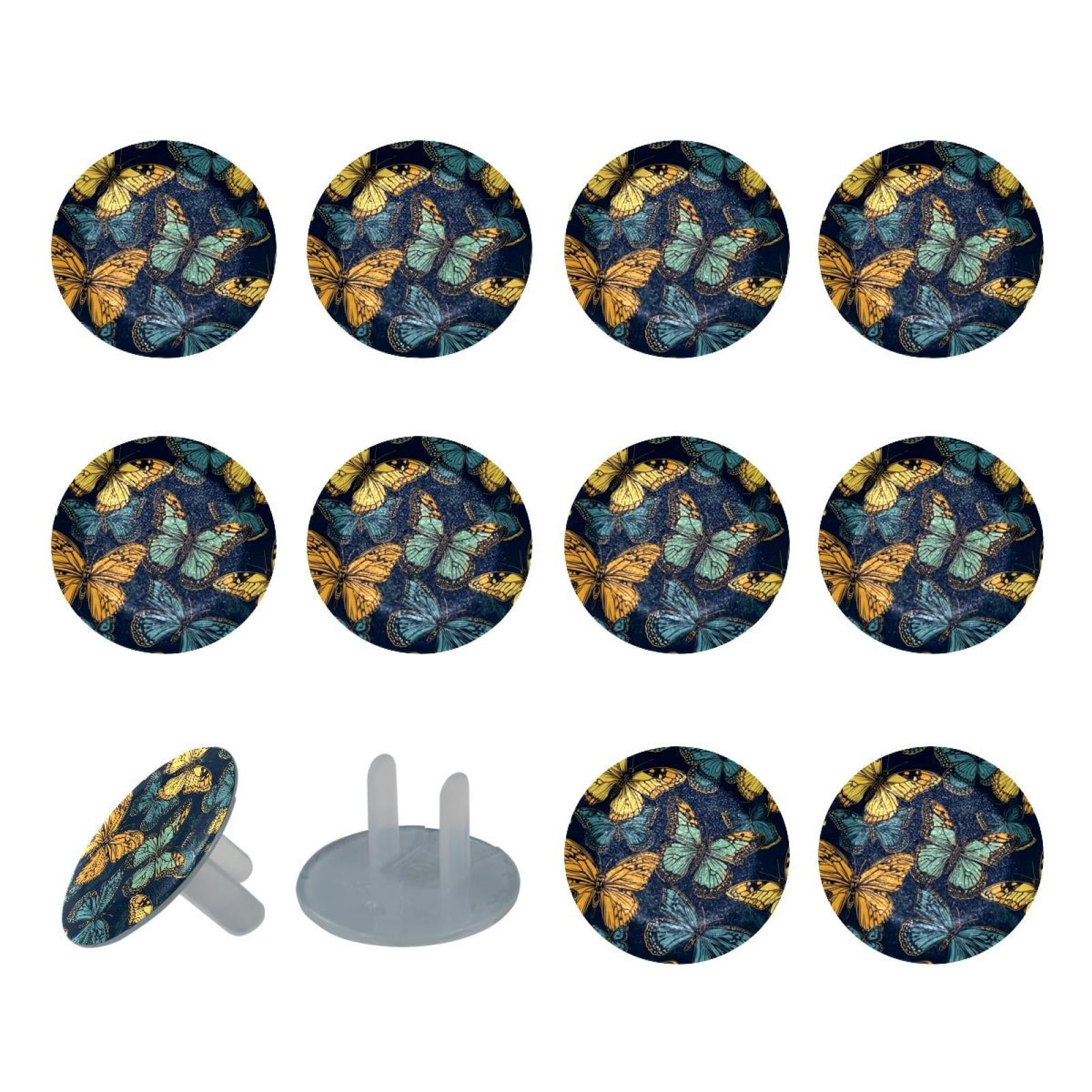 12 Pack Butterfly Outlet Covers Baby Proofing | Safe Electric Plug ...