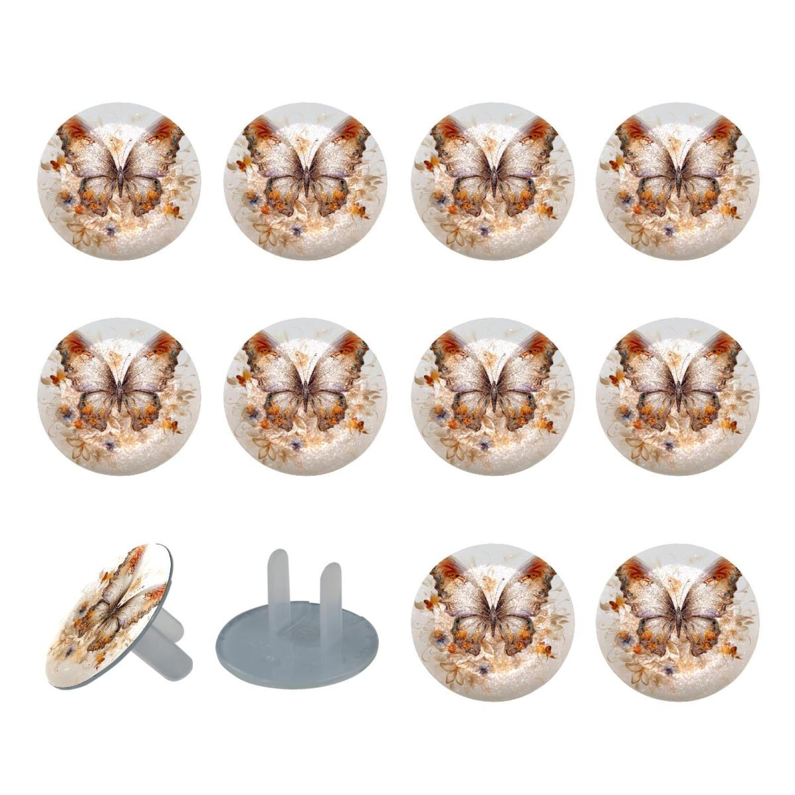12 Pack Butterfly Outlet Covers Baby Proofing | Safe Electric Plug ...