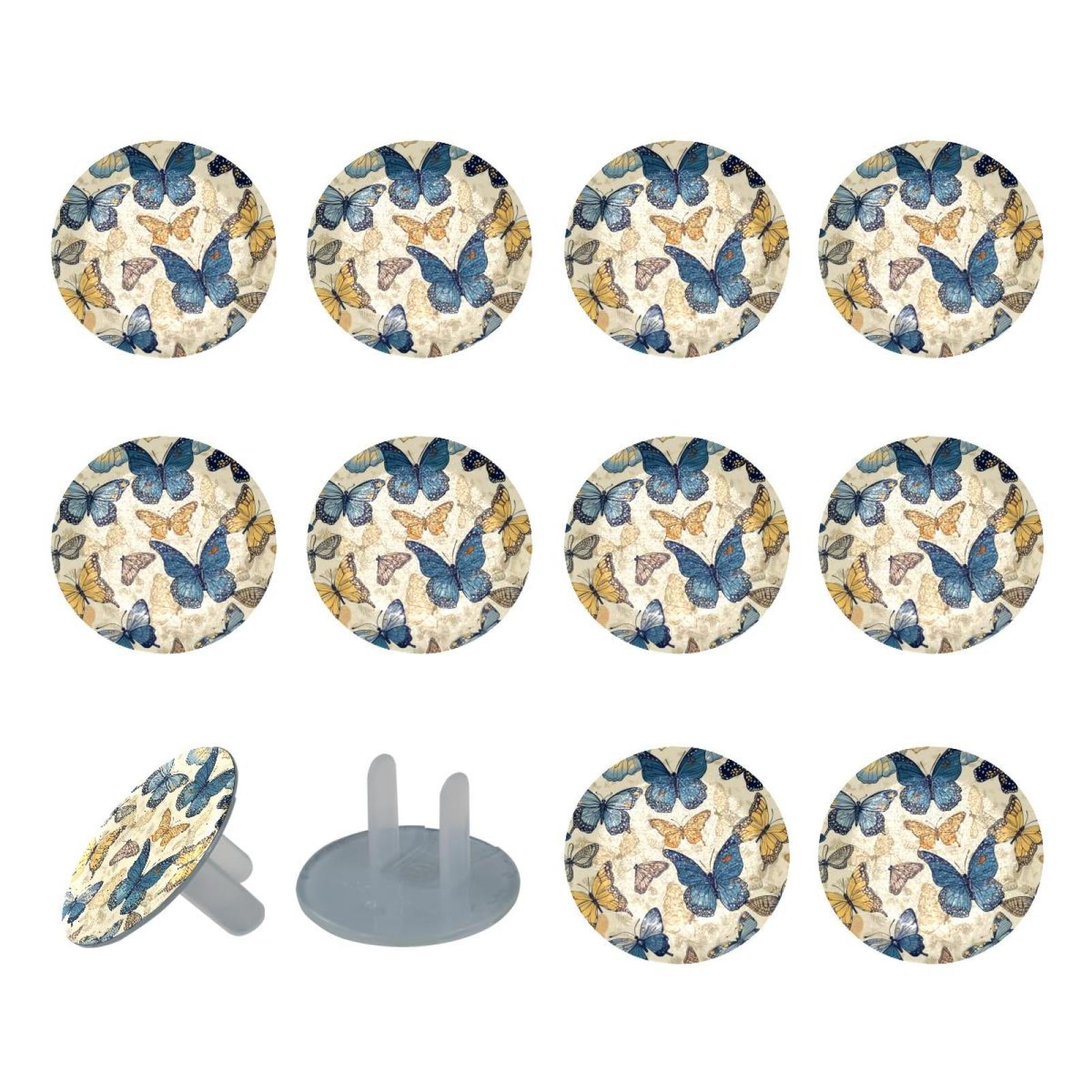 12 Pack Butterfly Outlet Covers Baby Proofing | Safe Electric Plug ...