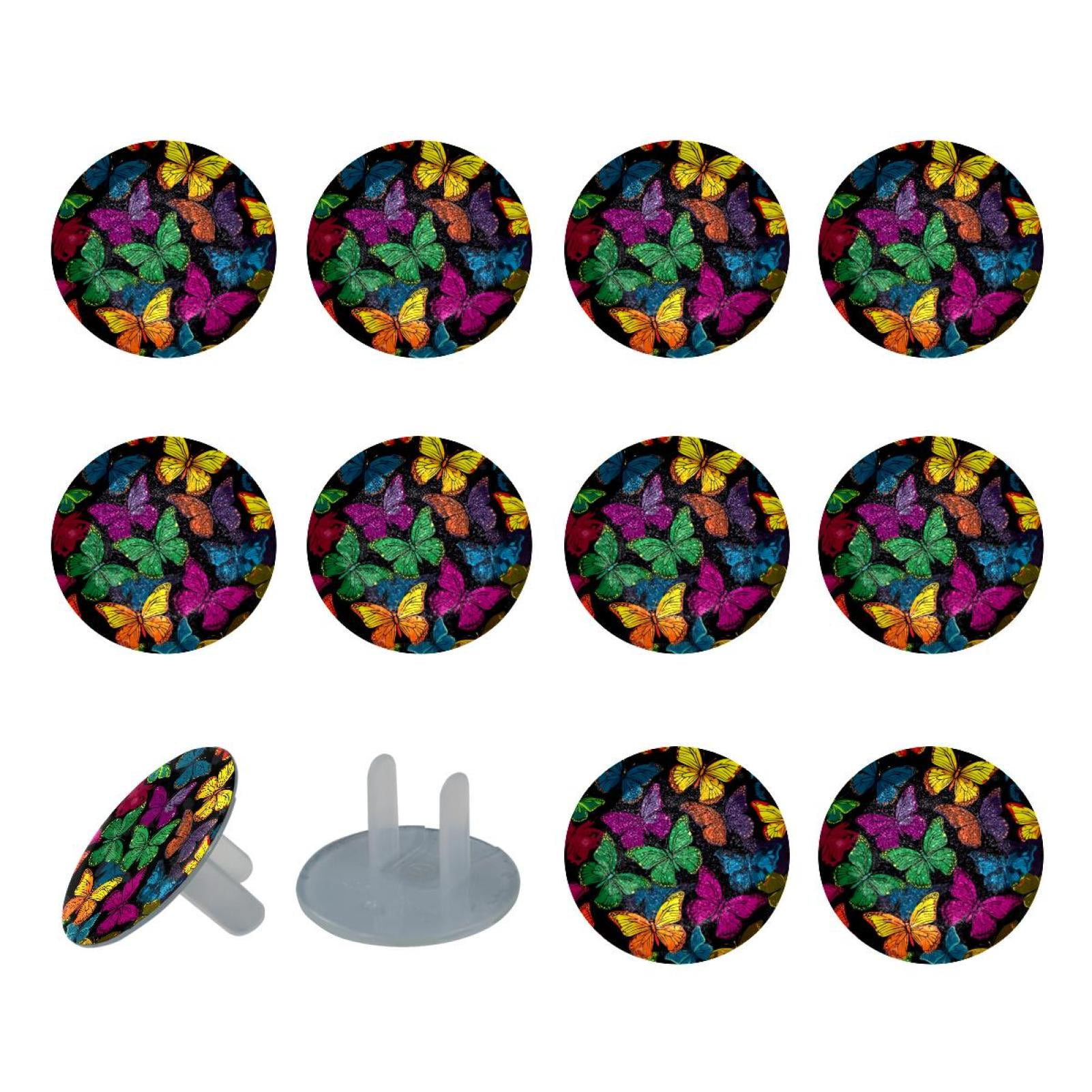 12 Pack Butterfly Outlet Covers Baby Proofing Socket Protectors Child ...