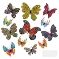 12 Pack Butterfly Wall Decor, 3D Sticker Spring Decor, Magnetic Wall ...