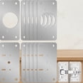 12-Pack Cabinet Hinge Repair Kit - Hinge Fixing Plates for Kitchen ...