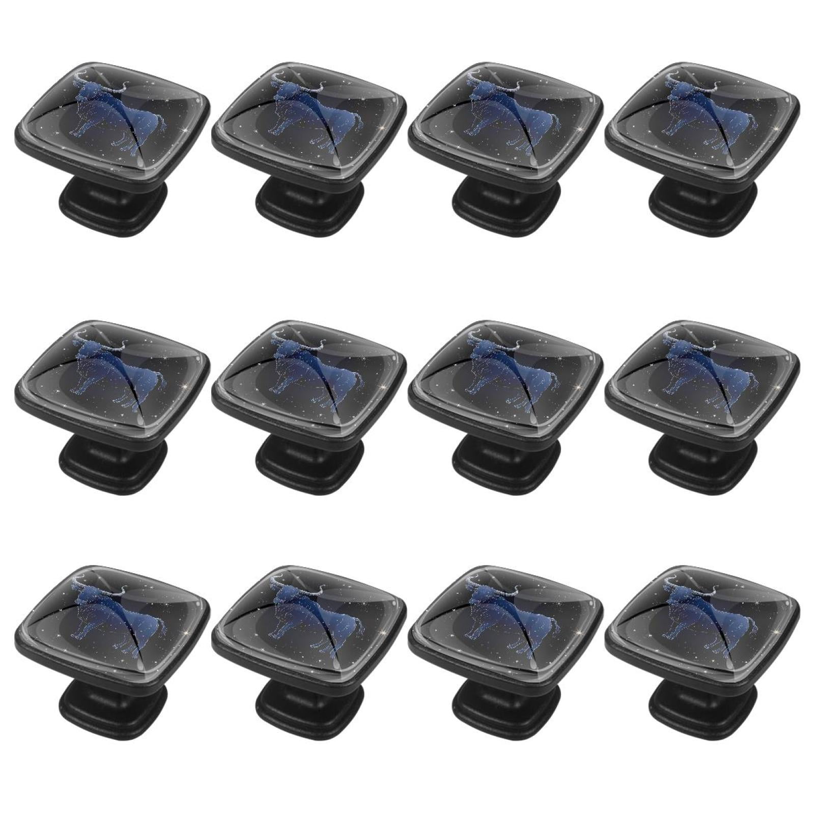 12 Pack Cabinet Knobs Square Knobs Taurus Drawers Cabinet Hardware ...