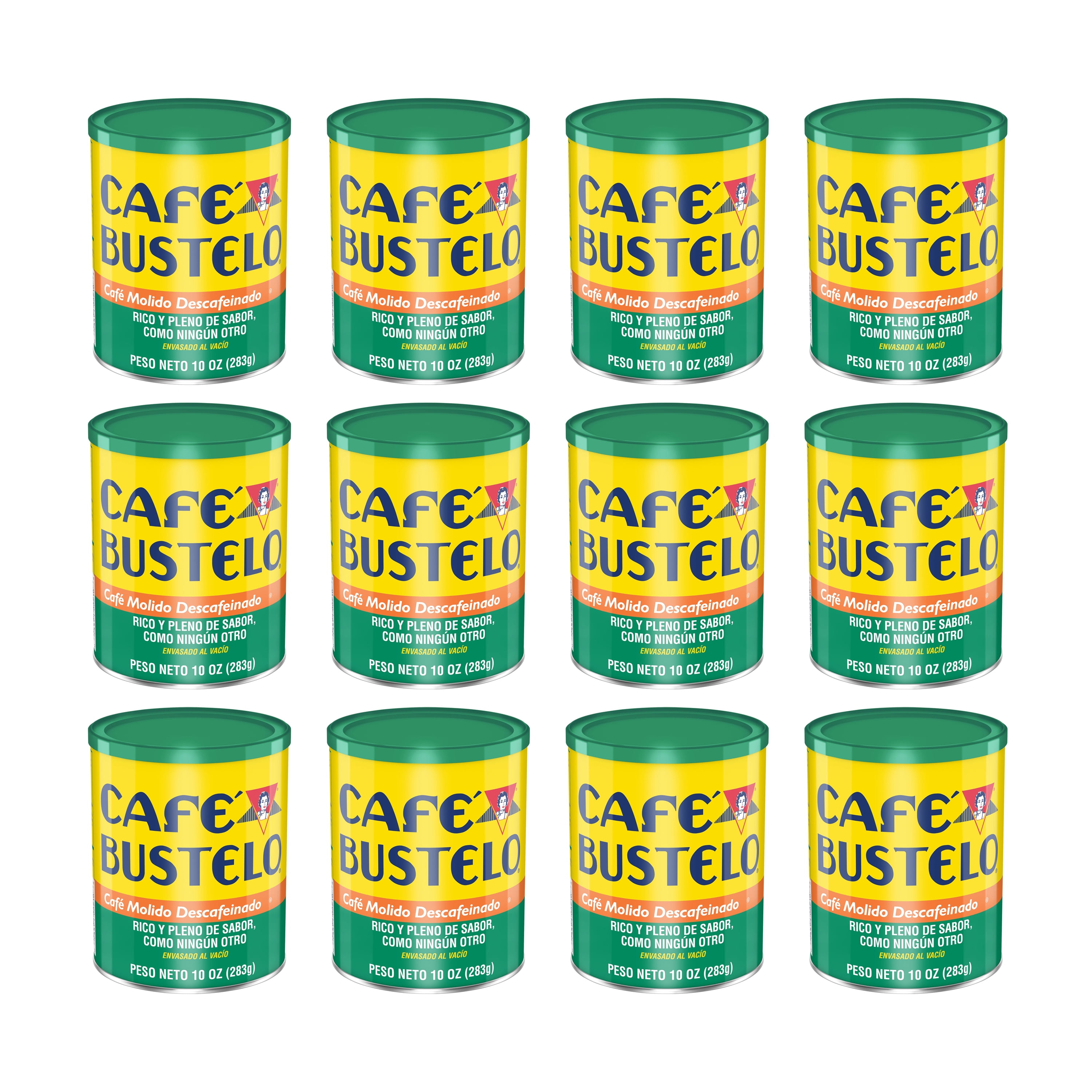 Free Shipping! (12 Pack) Cafe Bustelo Decaf Medium Roast Ground Coffee ...