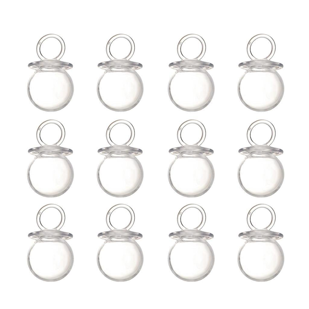 12 Pack Candy Bottles - Cute Pacifiers Shaped Candy Box for Baby Shower ...