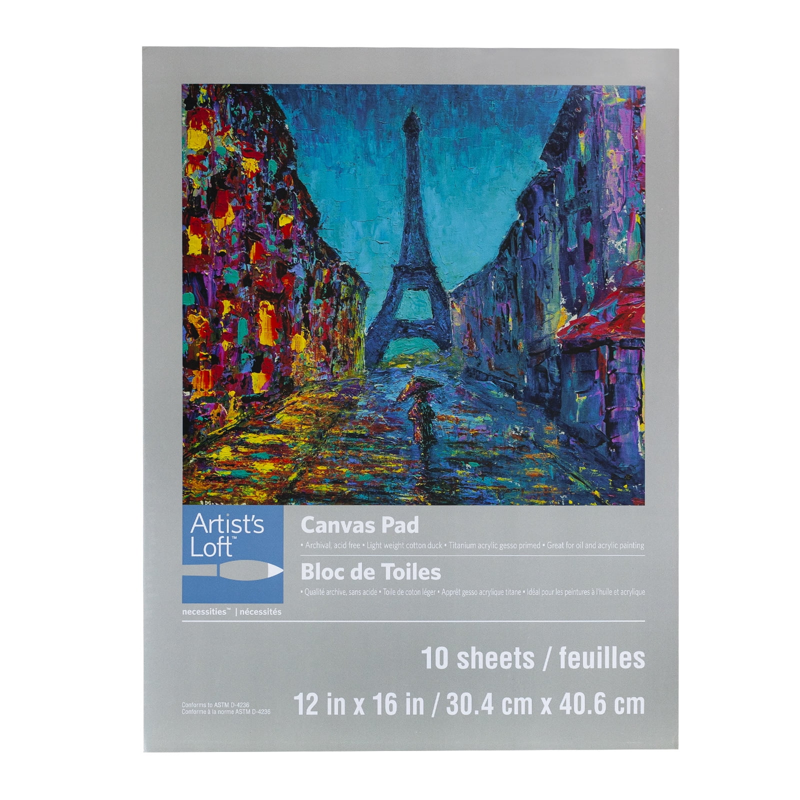 12 Pack: Canvas Pad by Artist's Loft Necessities - 12" x 16" - Walmart.com