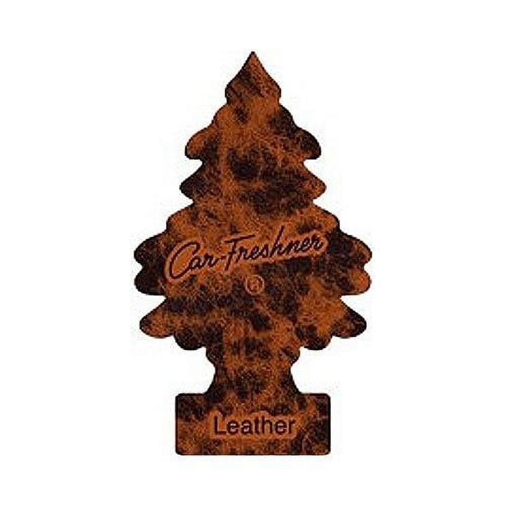 12 Pack Car Freshner 10290 Little Trees Air Freshener Leather Scent ...
