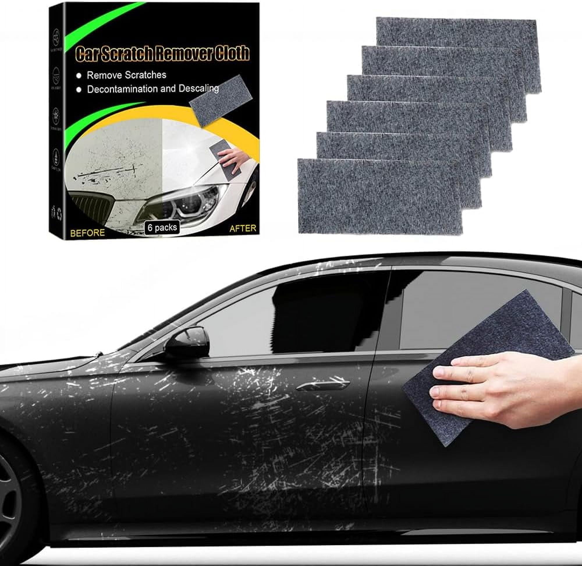 12 Pack Car Scratch Remover Cloth, 2025 Upgraded Nano Cloth Car Scratch ...