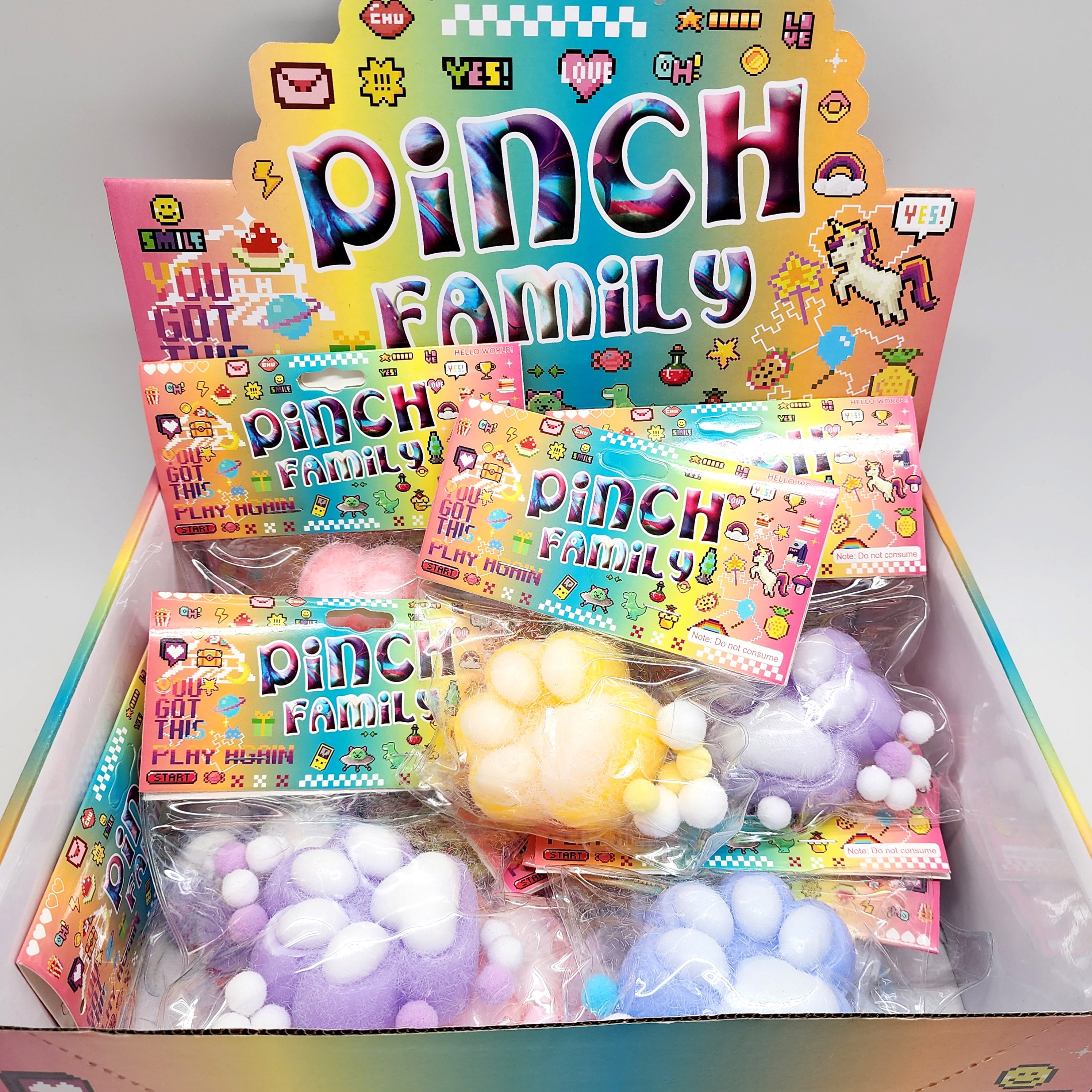 12 Pack Cat Squishy Squeeze Toys, Cat Paws Mochi Squishy Toys, Stress ...