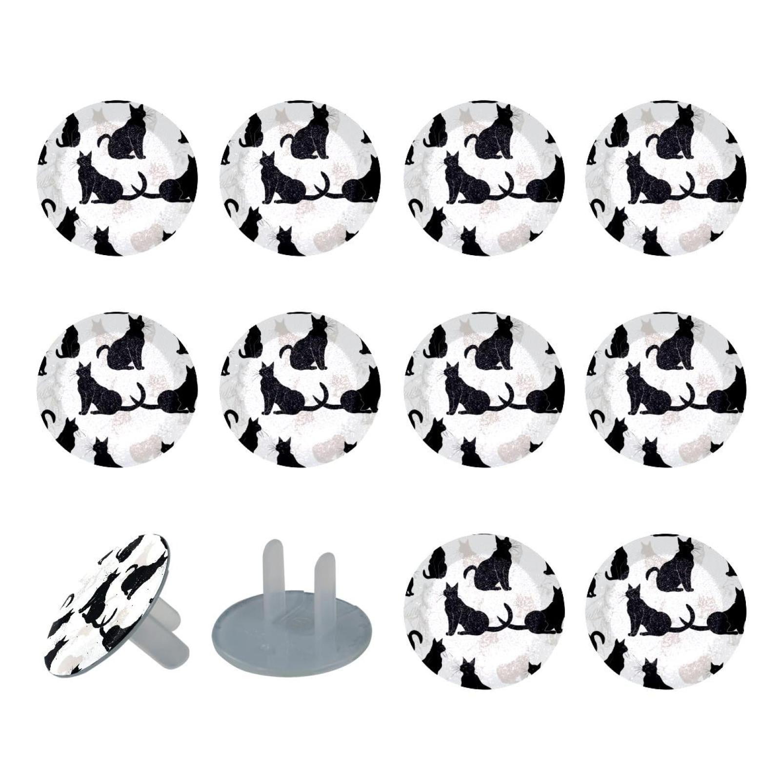 12 Pack Cats on a White Background Outlet Covers Baby Proofing | Safe ...