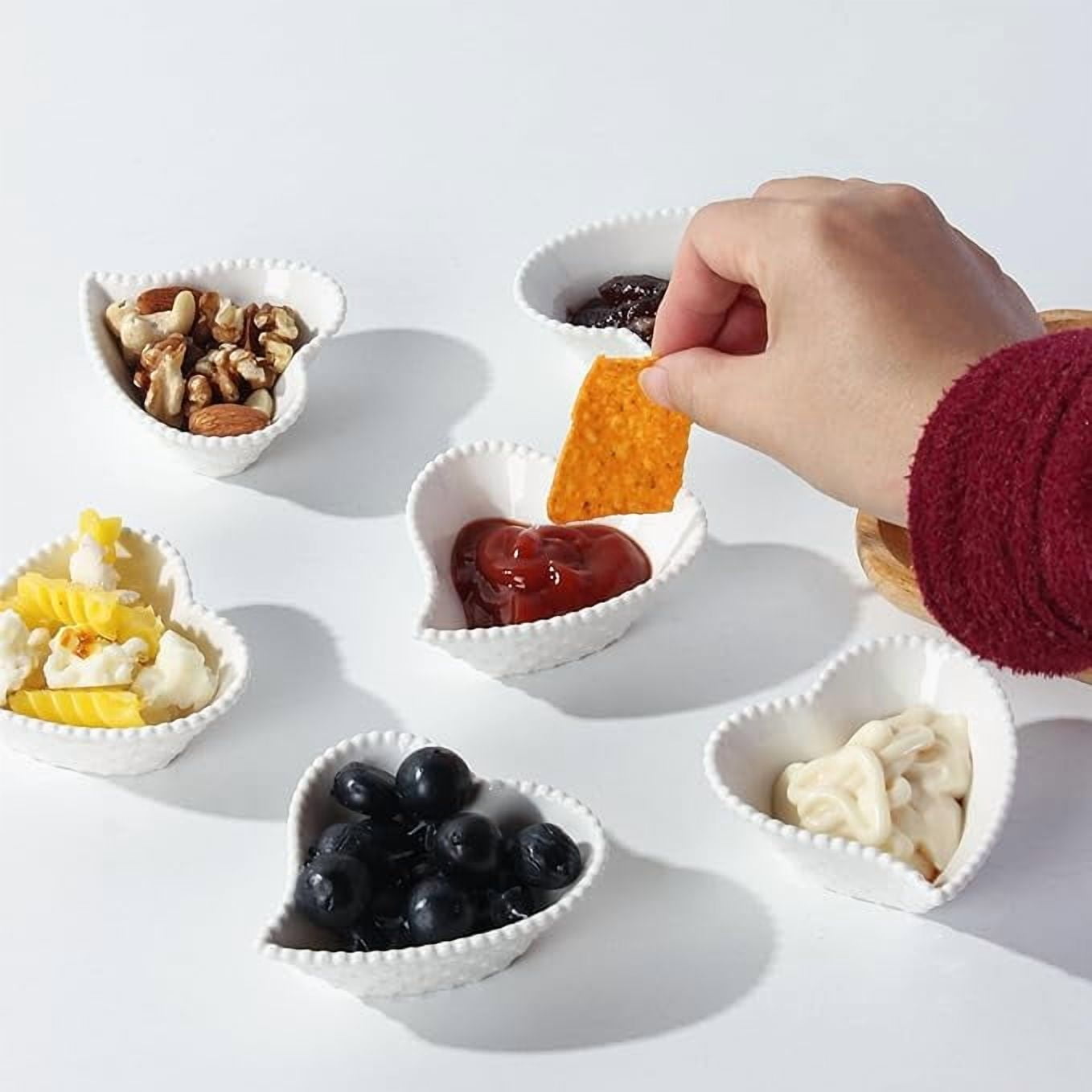 12 Pack Ceramic Mini Dipping Bowls, 3 inch Soy Sauce Dish Set, 1.7 oz ...