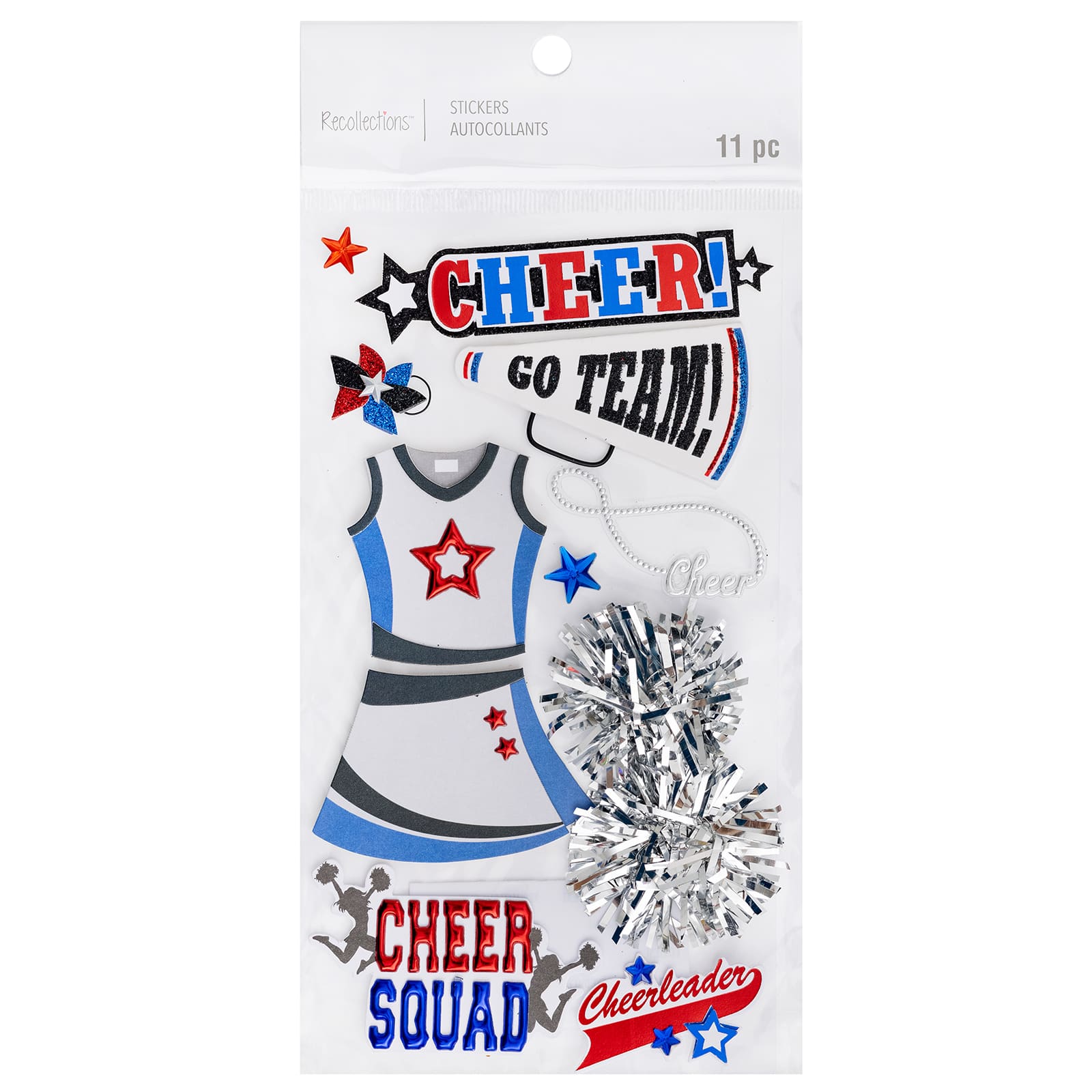 12 Pack: Cheerleading Stickers by Recollections™ - Walmart.com