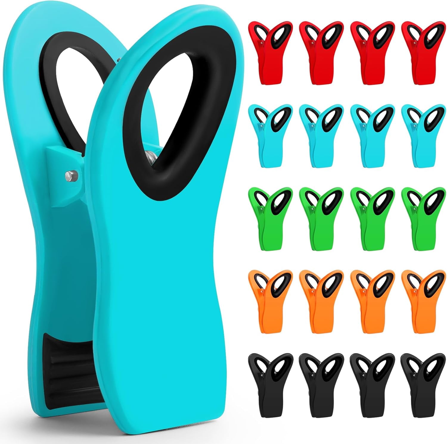 12 Pack Chip Clips Bag Clips, Magnetic Bag Clip for Food Storage Heavy ...