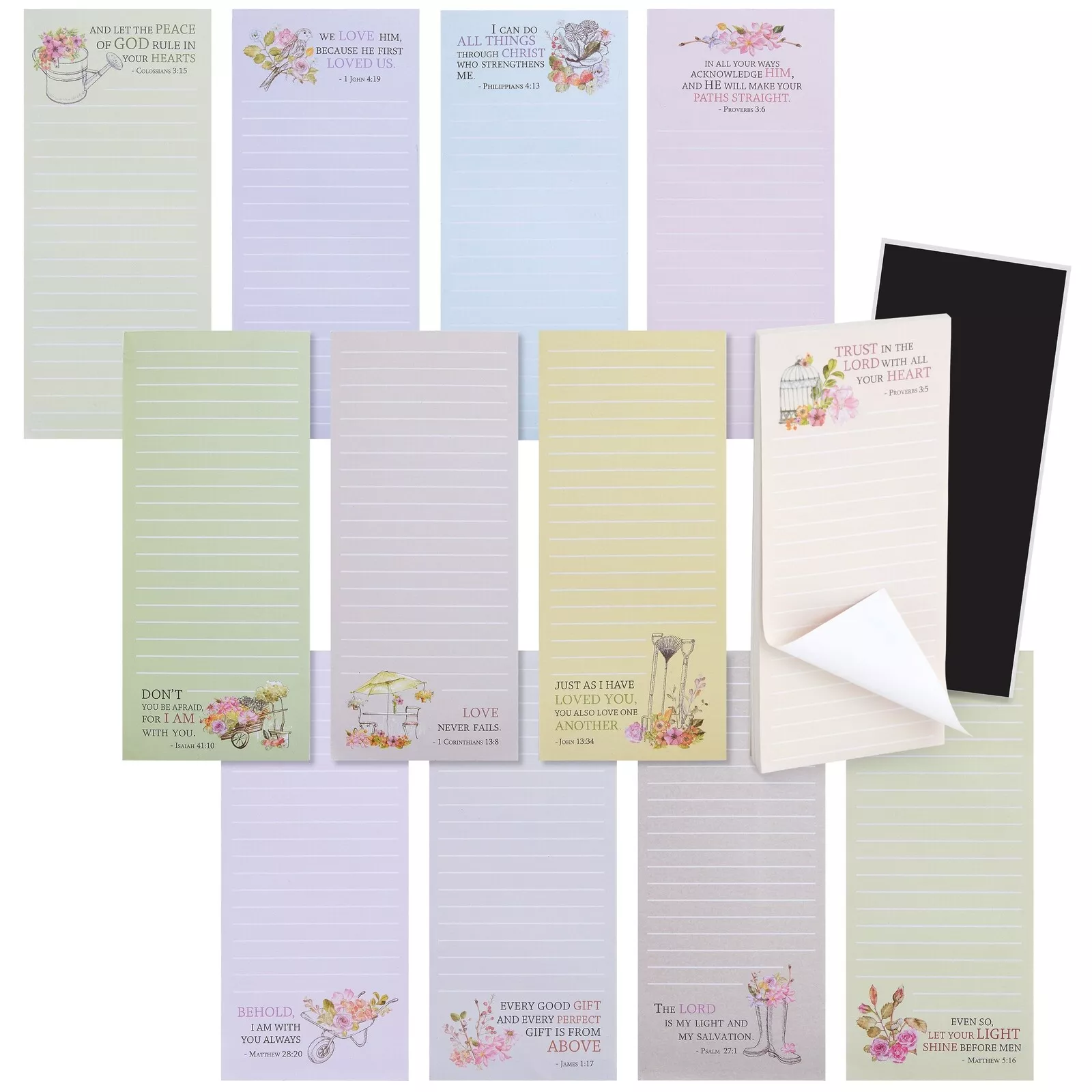 12 Pack Christian Notepads, Easter Favor, Religious Stationery ...