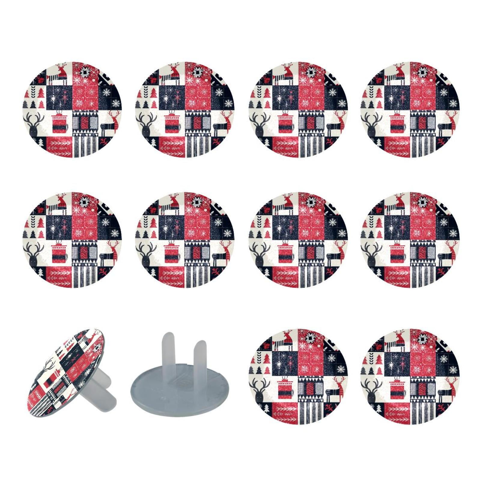 12 Pack Christmas Holiday 2 Outlet Covers Baby Proofing | Safe Electric ...