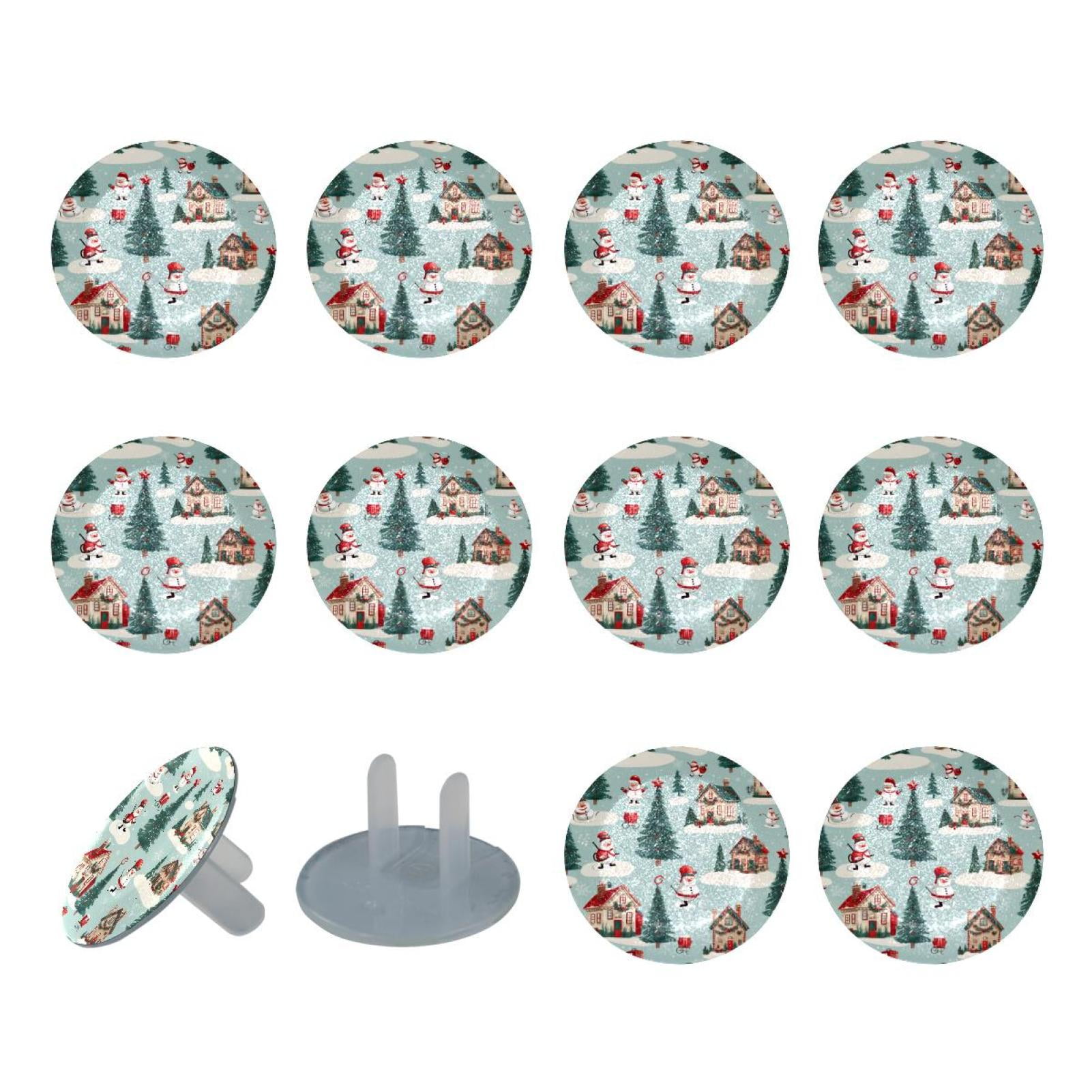 12 Pack Christmas Outlet Covers Baby Proofing Plug Covers - Walmart.com