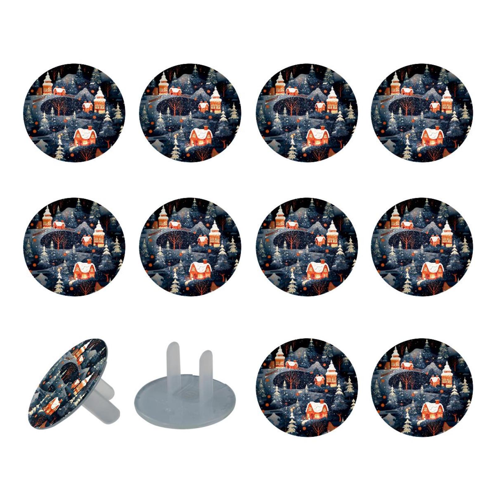12 Pack Christmas Outlet Covers Baby Proofing Plug Covers - Walmart.com