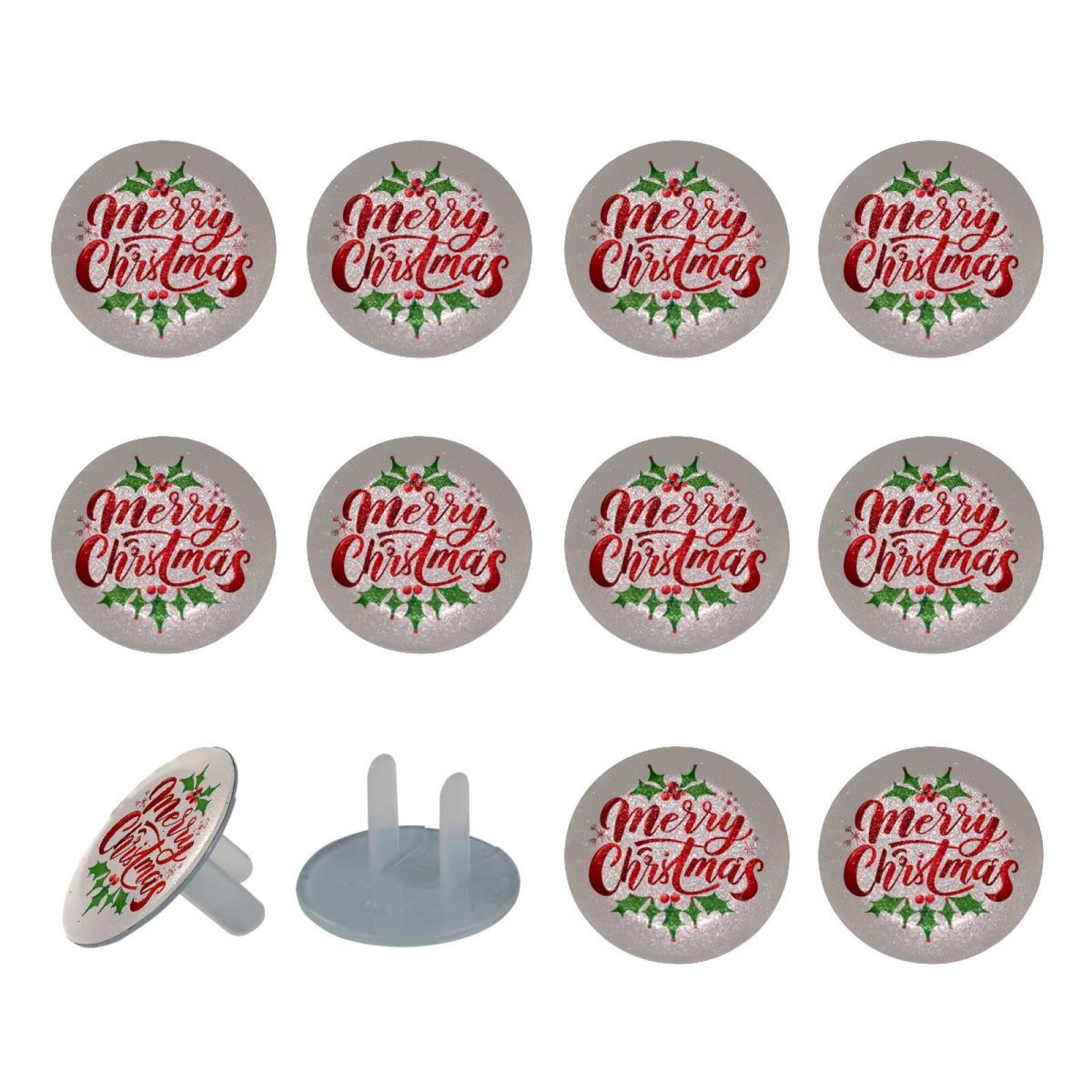 12 Pack Christmas Outlet Covers Baby Proofing Plug Covers - Walmart.com