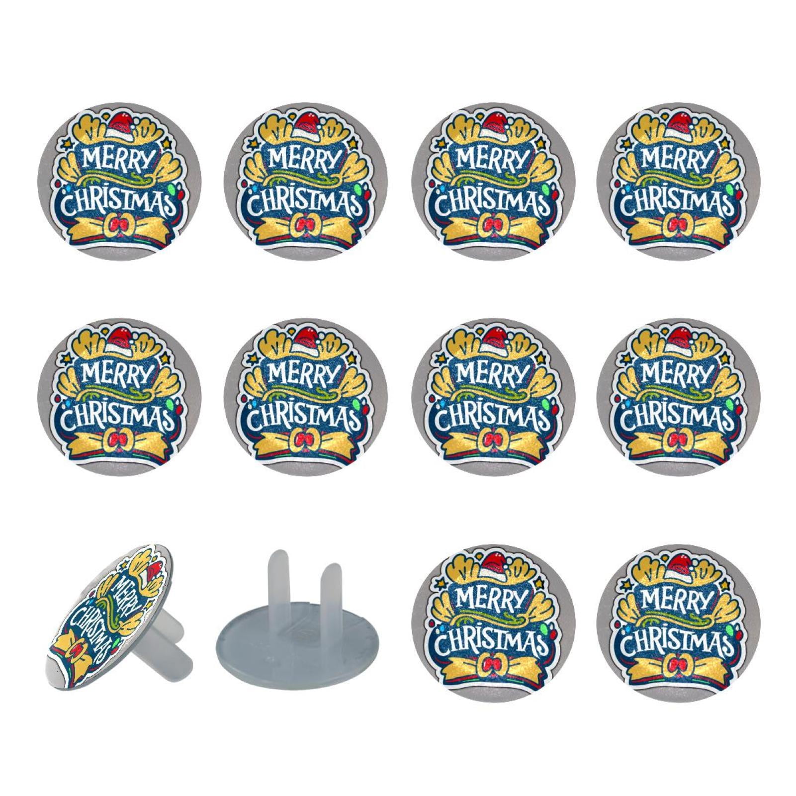 12 Pack Christmas Outlet Covers Baby Proofing | Safe Electric Plug ...